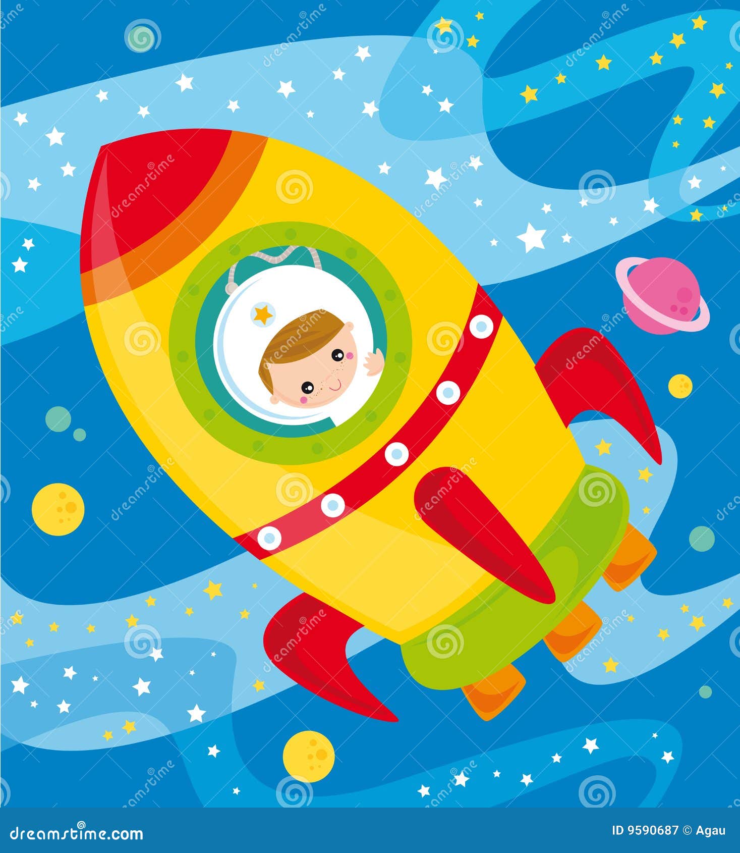 Baby Astronaut Clipart