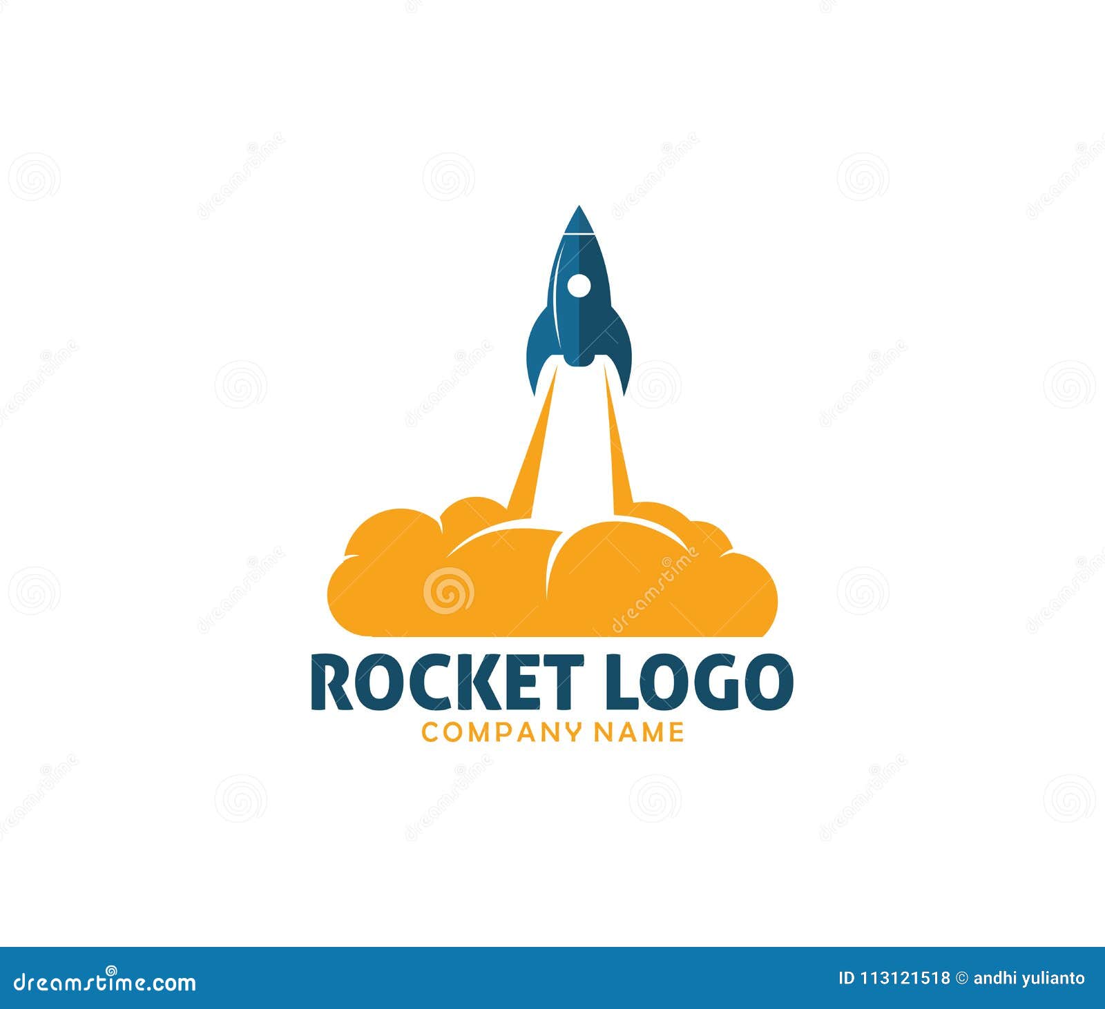 Rocket Advance Technology Launching Logo Design Stock Illustration ...