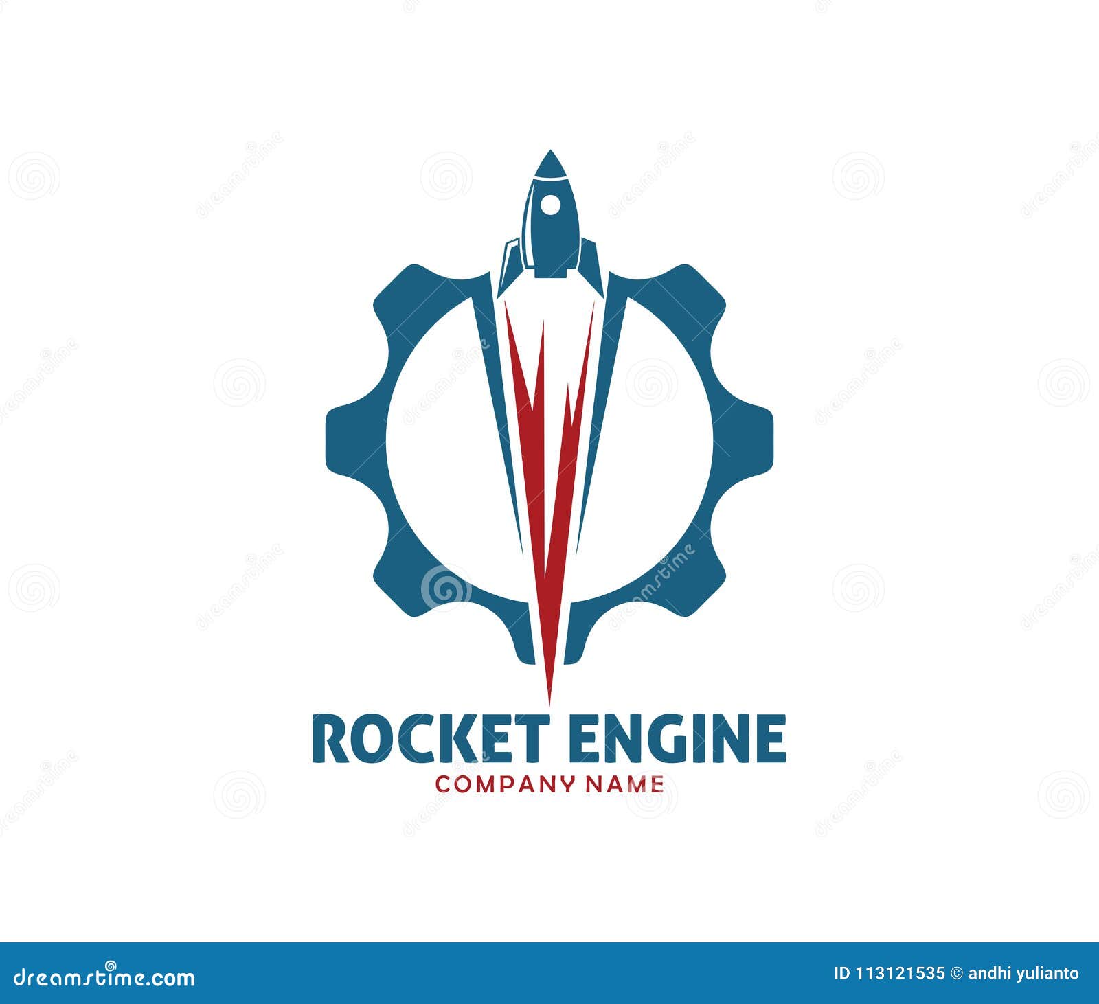 Rocket Advance Technology Launching Logo Design Stock Illustration ...