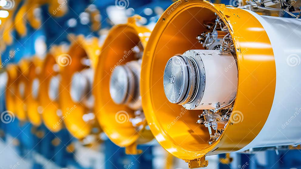 Rocket Assembly and Testing at Aerospace Engineering Facility during ...