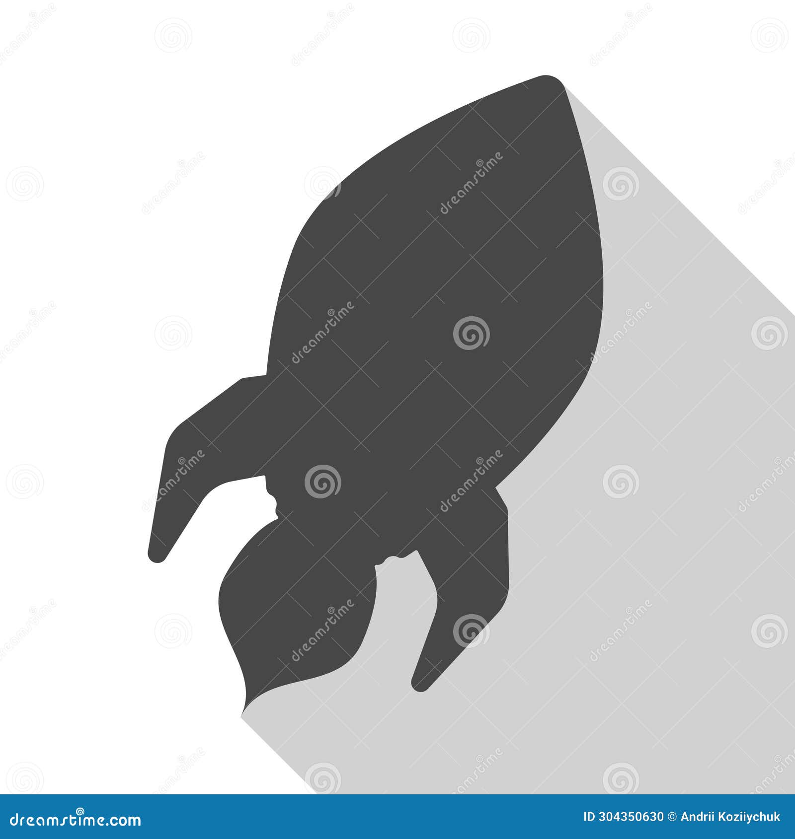 Rocket Black Vector Icon. Space Rocket Logo. Rocket Launch Symbol ...