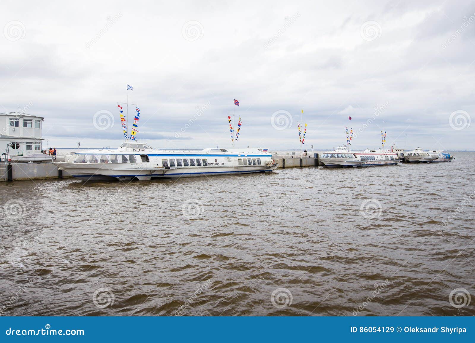 Rocket Boat on the Neva River Editorial Stock Image - Image of cruise ...