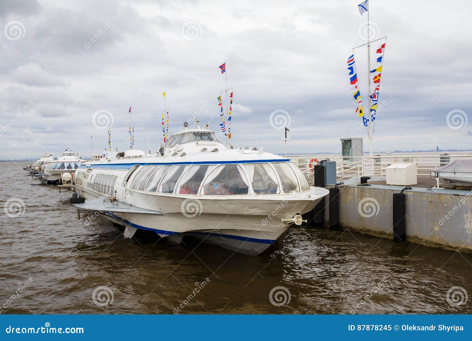 Rocket Boat on the Neva River Editorial Image - Image of city ...
