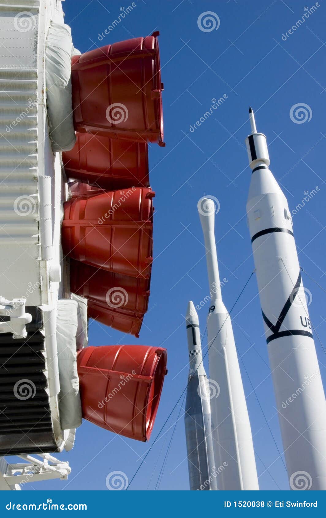Rocket boosters editorial stock photo. Image of white - 1520038