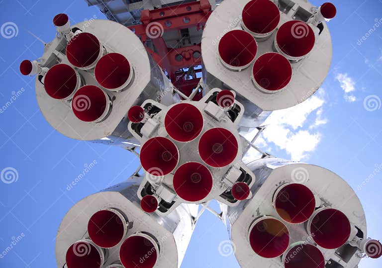 Rocket, bottom view stock photo. Image of bottom, achievements - 32863634