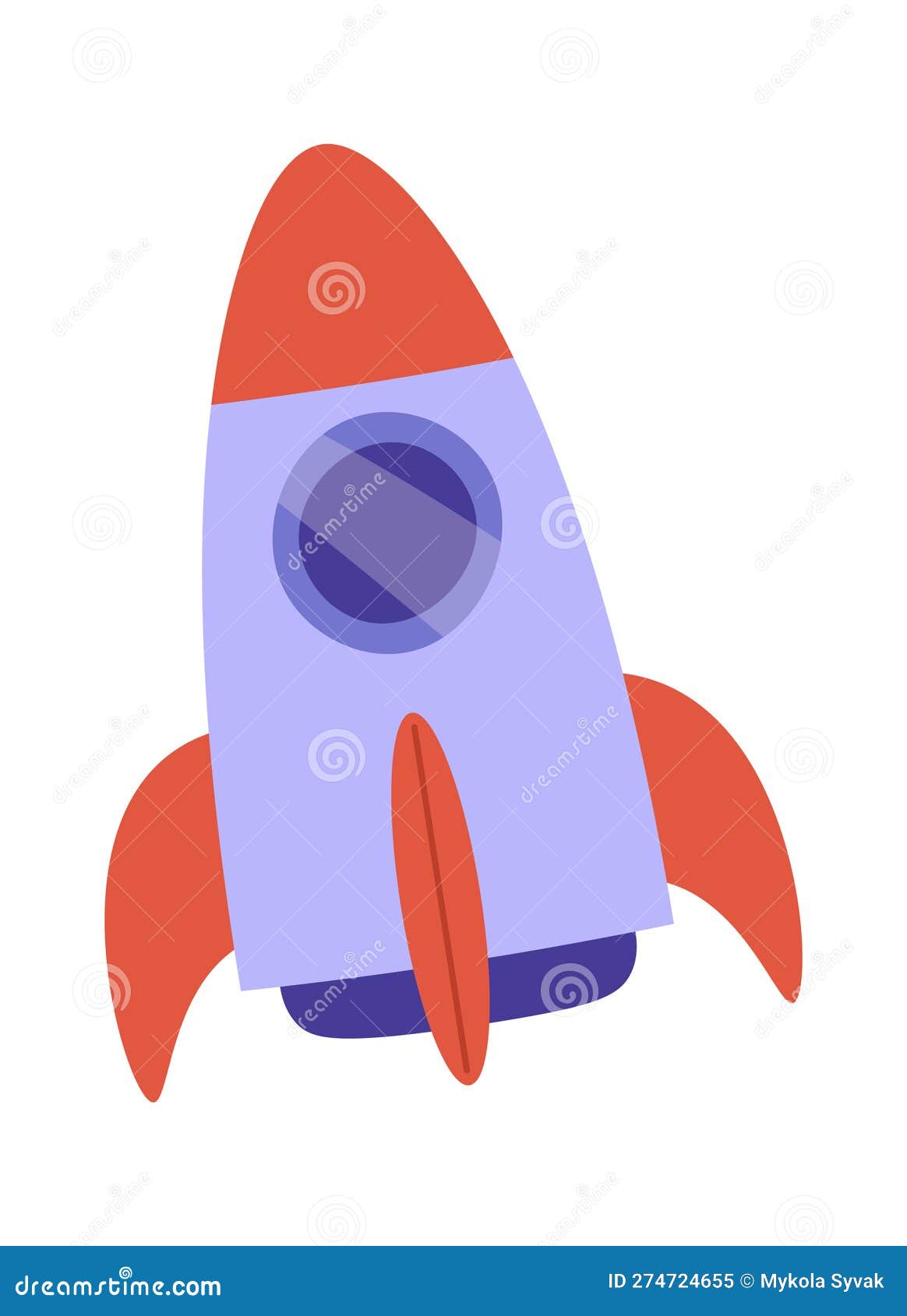 Rocket Children Toy stock vector. Illustration of girl - 274724655