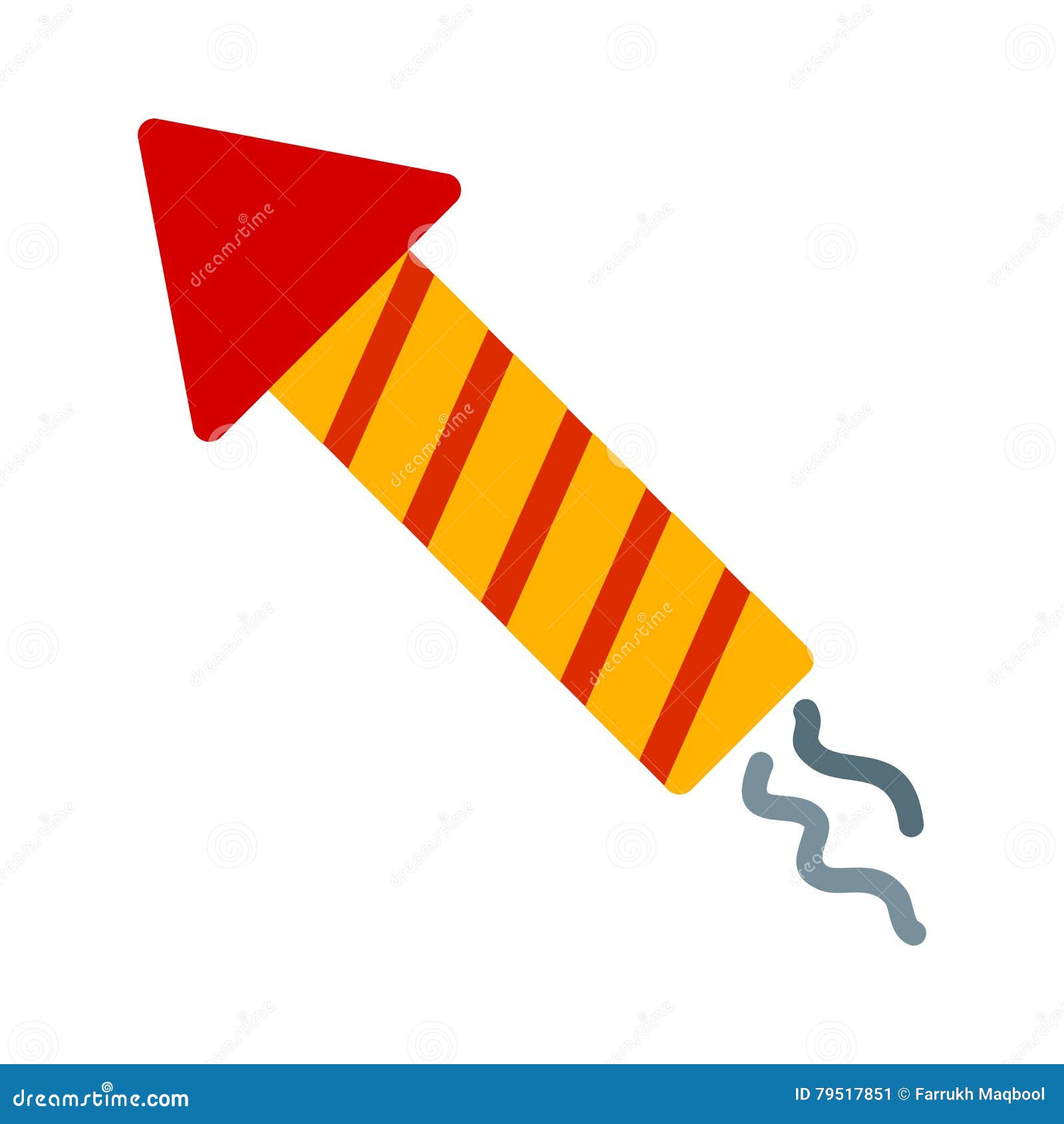 Rocket stock vector. Illustration of vector, performer - 79517851