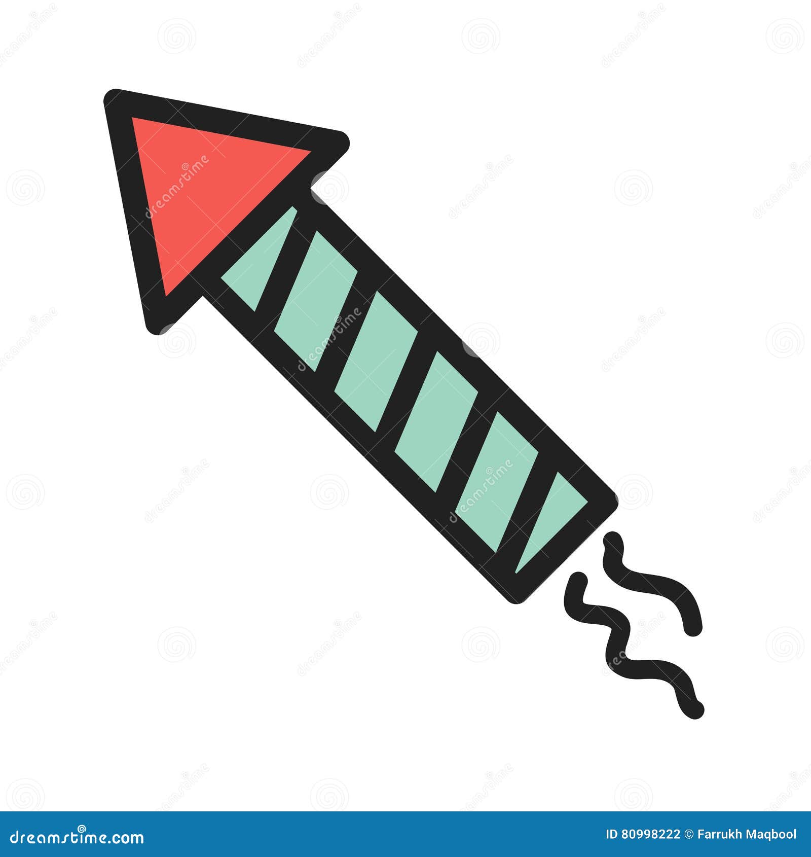 Rocket stock vector. Illustration of happy, performer - 80998222