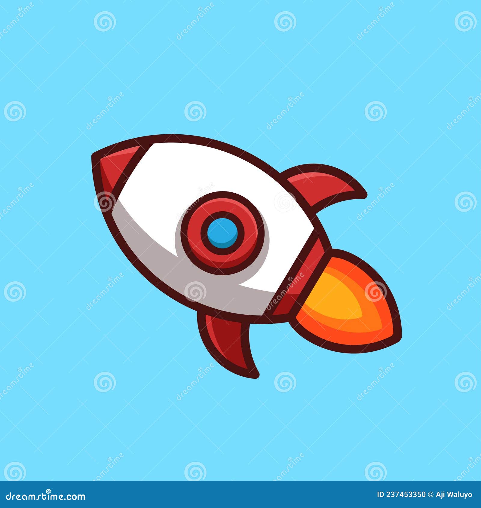 Rocket stock vector. Illustration of dogecoin, gold - 237453350