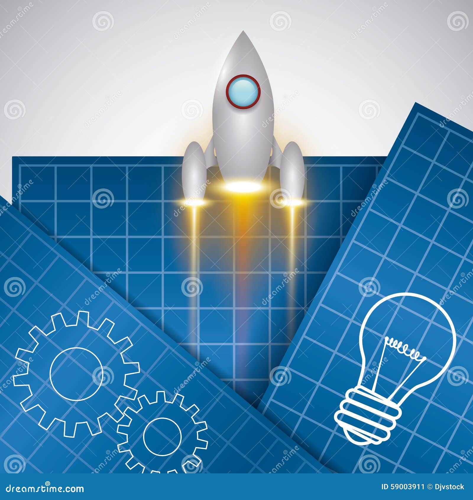 Rocket design stock vector. Illustration of gears, adventure - 59003911