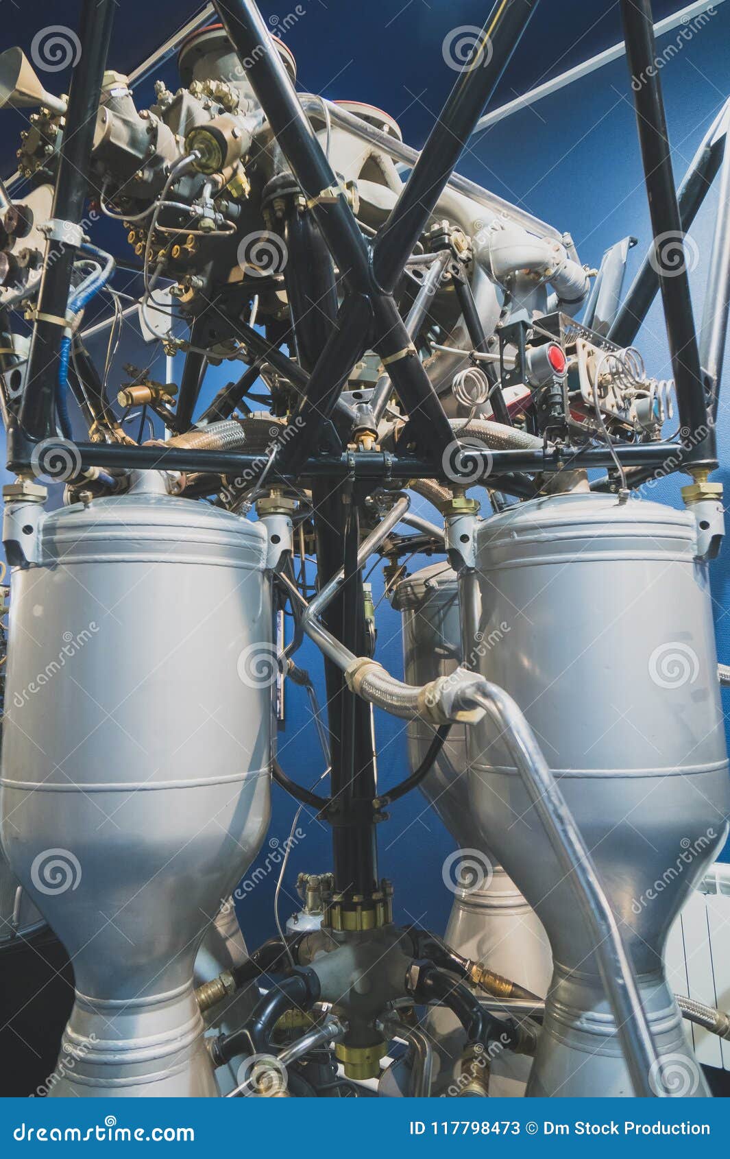 Rocket engine. stock image. Image of museum, industrial - 117798473