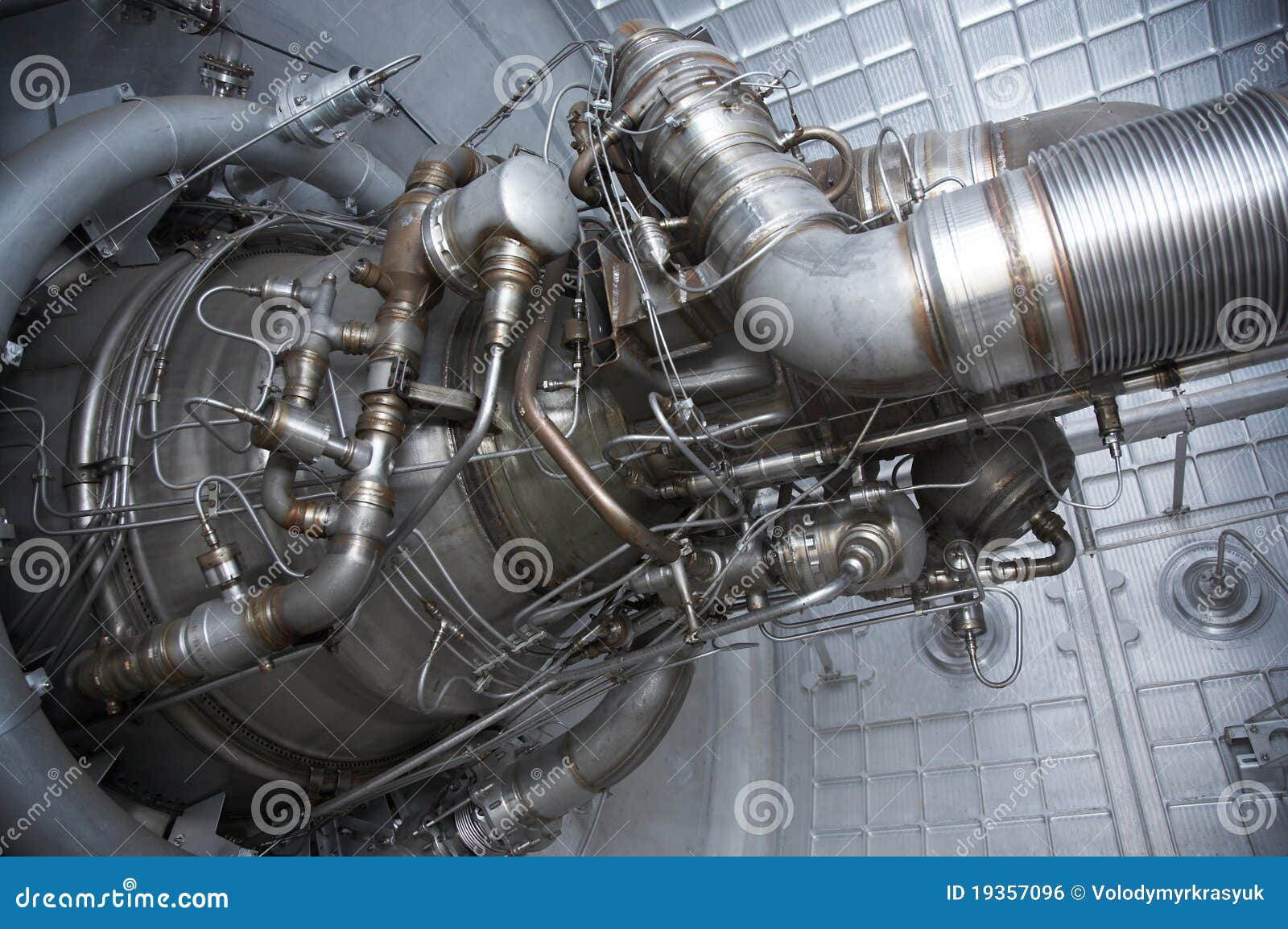 Rocket engine exposed stock photo. Image of escape, flame - 19357096