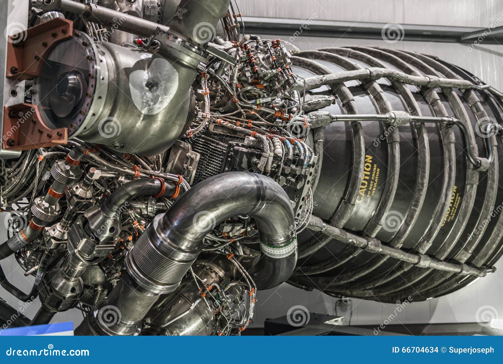 Rocket engine exposed stock photo. Image of science, complex - 66704634