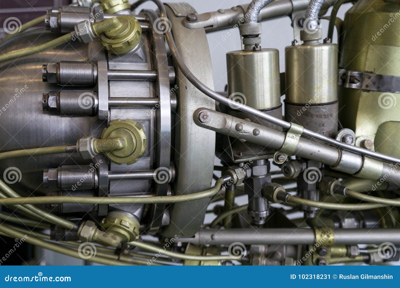 Rocket Engine Launcher Detail Exhibition Redaktionell Bild - Bild av ...