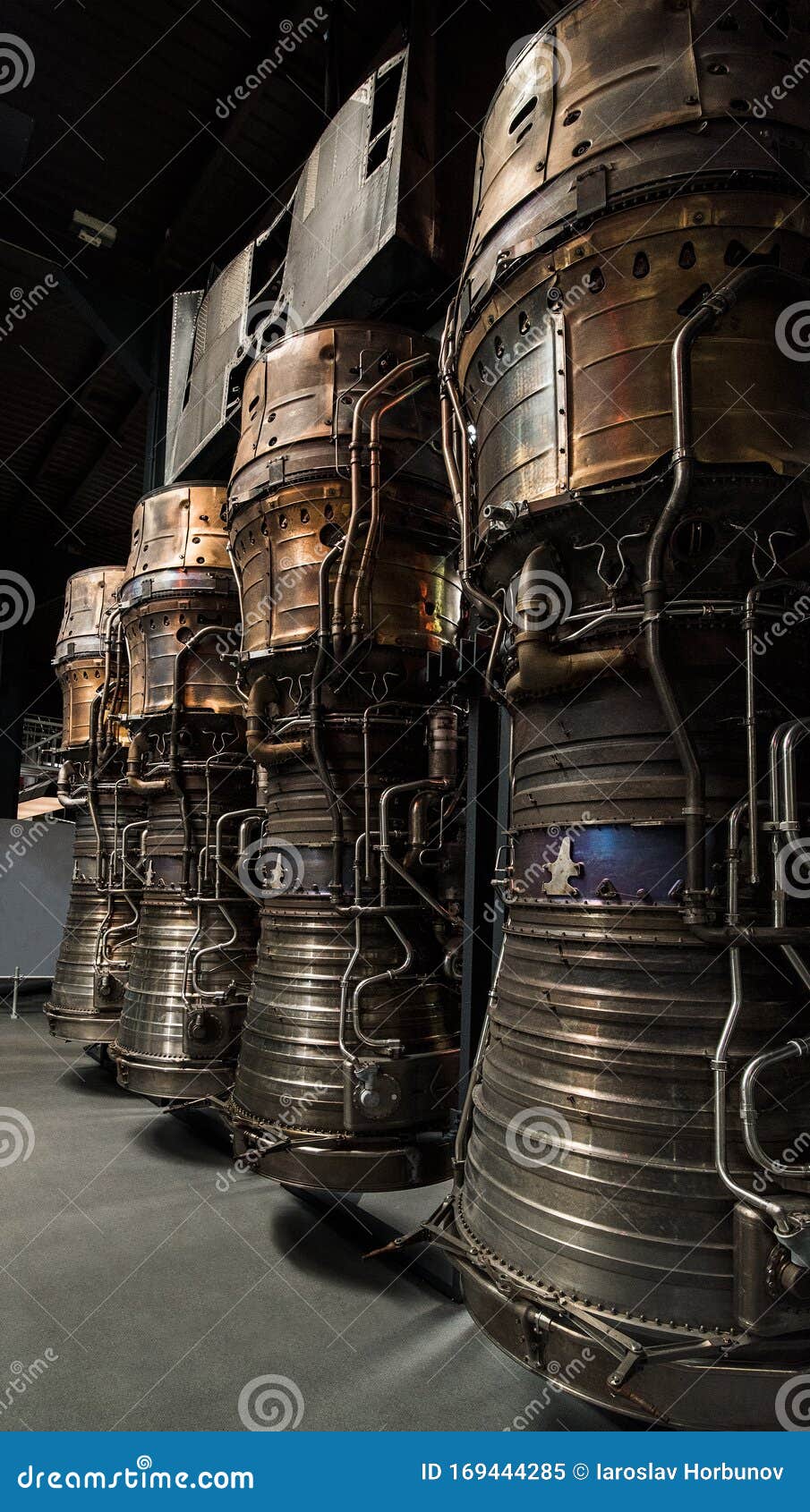 Rocket Engines on the Test Bench Stock Image - Image of aviation ...