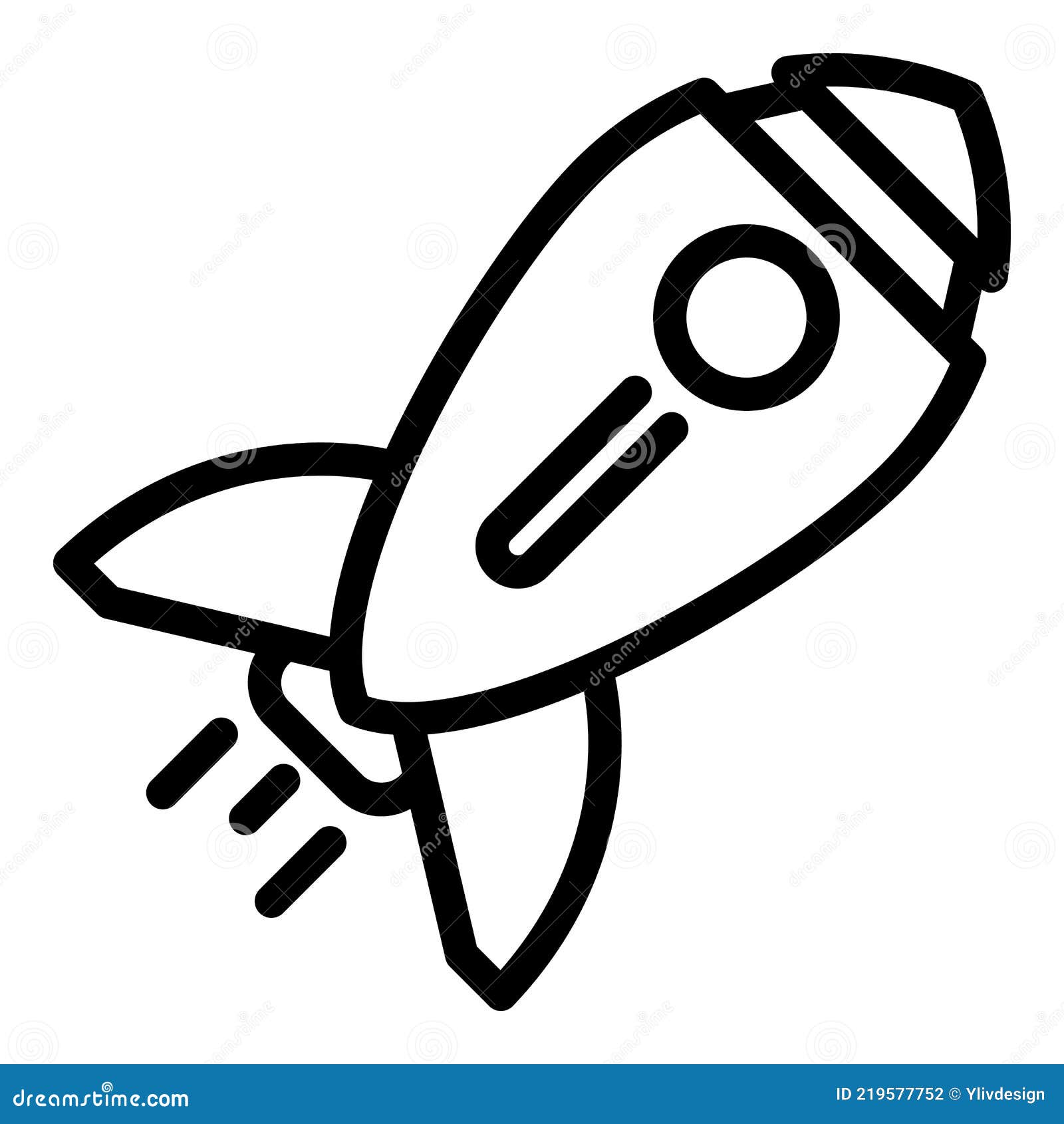 Rocket Explorer Icon, Outline Style Stock Vector - Illustration of ...