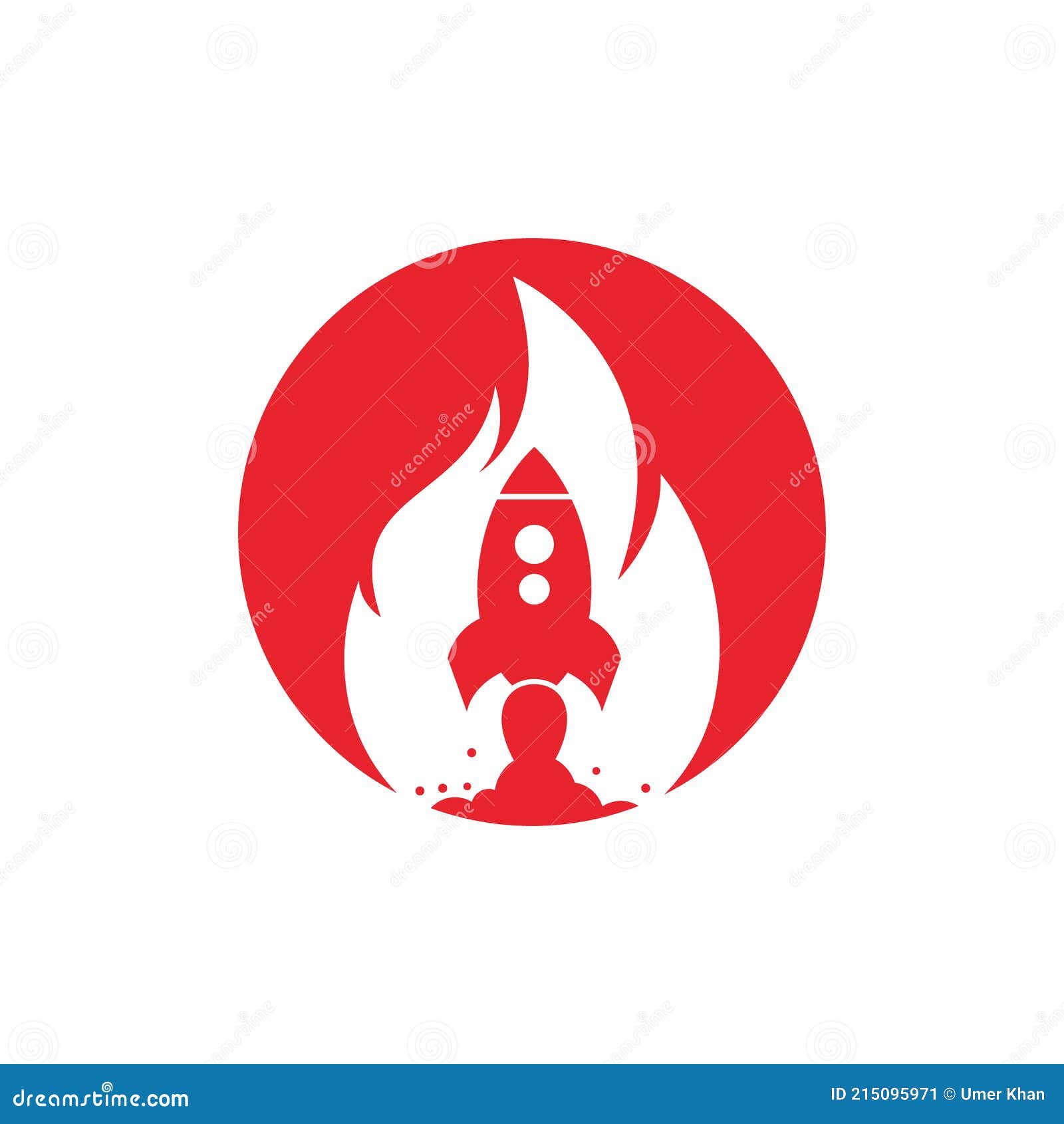 Rocket Fire Logo Design. Fire and Rocket Logo Stock Vector ...