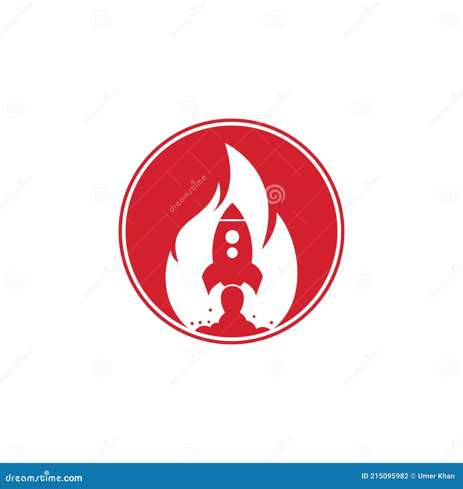 Rocket Fire Logo Design. Fire and Rocket Logo Stock Vector ...