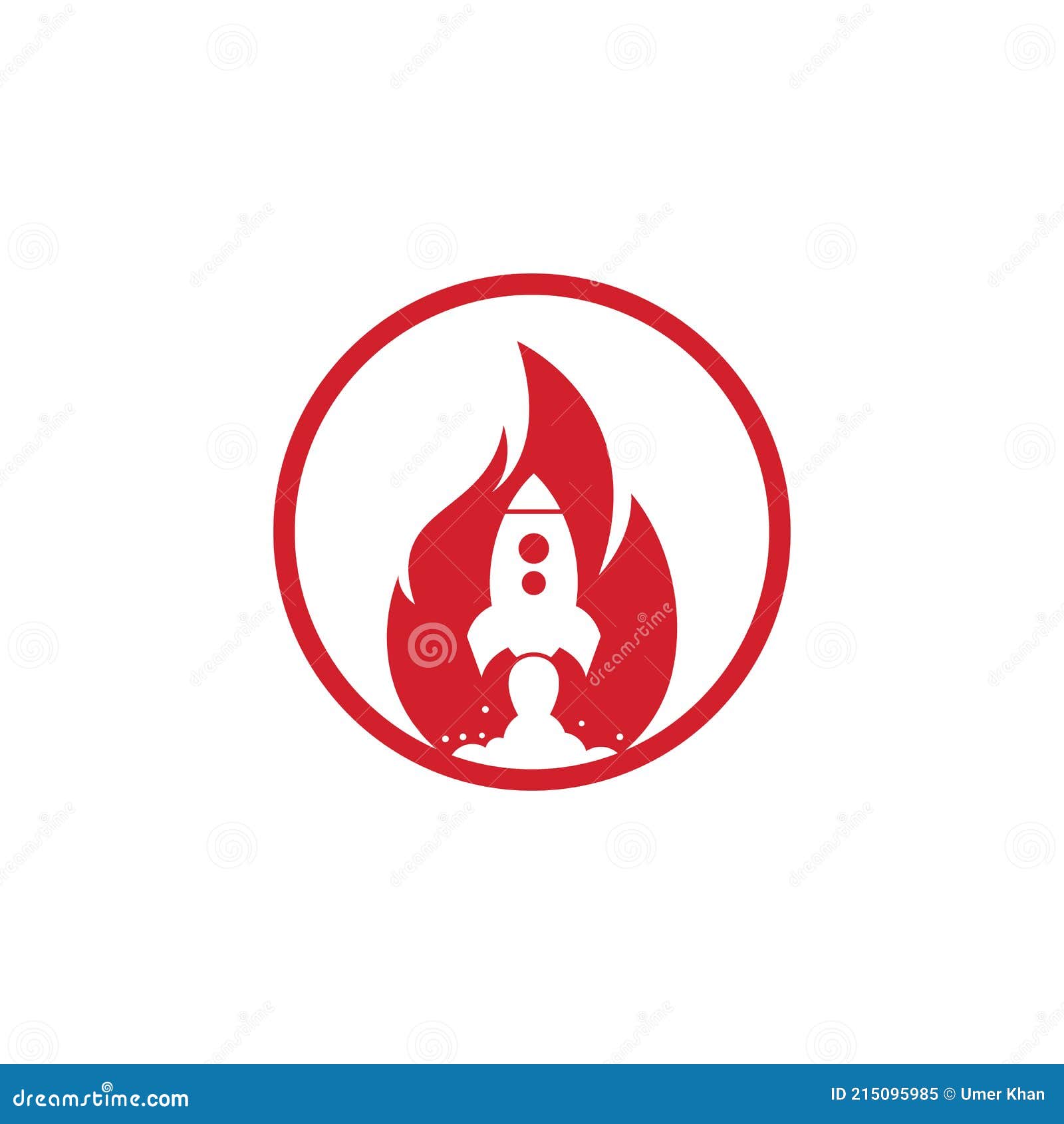 Rocket Fire Logo Design. Fire and Rocket Logo Stock Vector ...