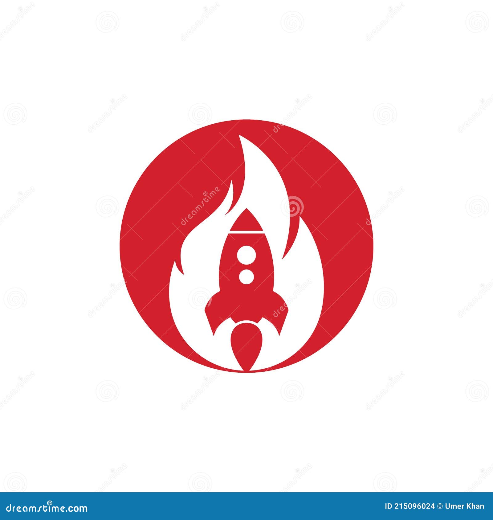 Rocket Fire Logo Design. Fire and Rocket Logo Stock Vector ...