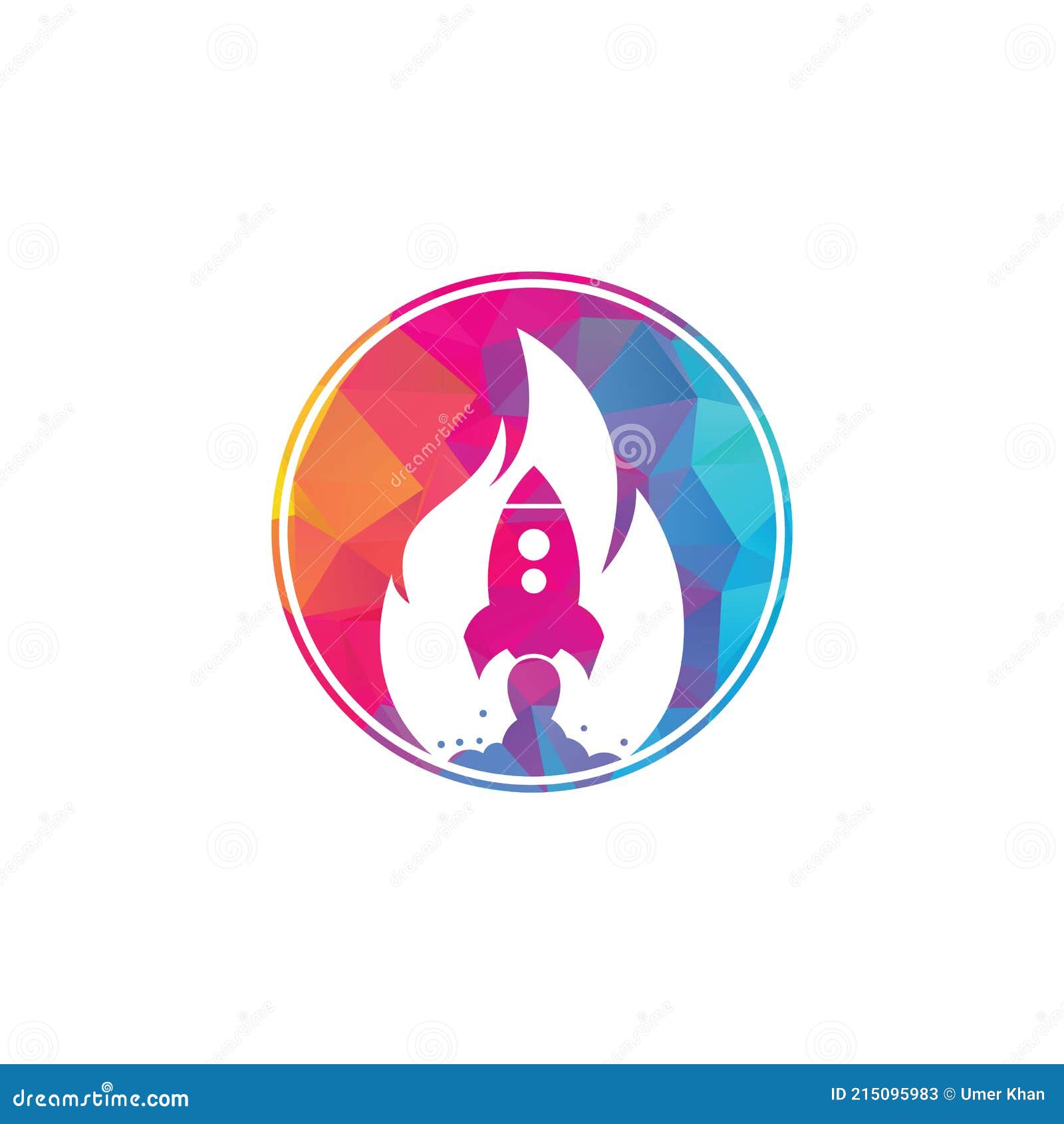 Rocket Fire Logo Design. Fire and Rocket Logo Stock Vector ...