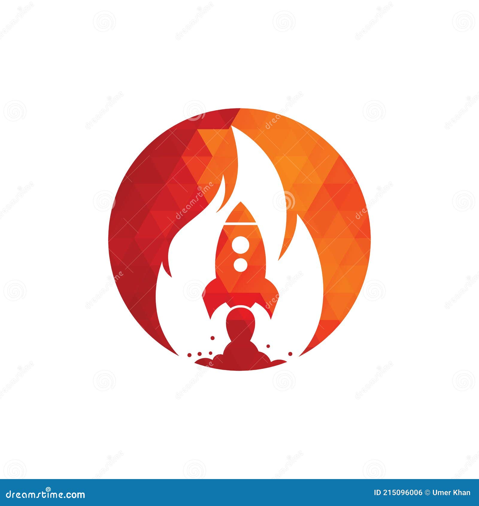 Rocket Fire Logo Design. Fire and Rocket Logo Stock Vector ...