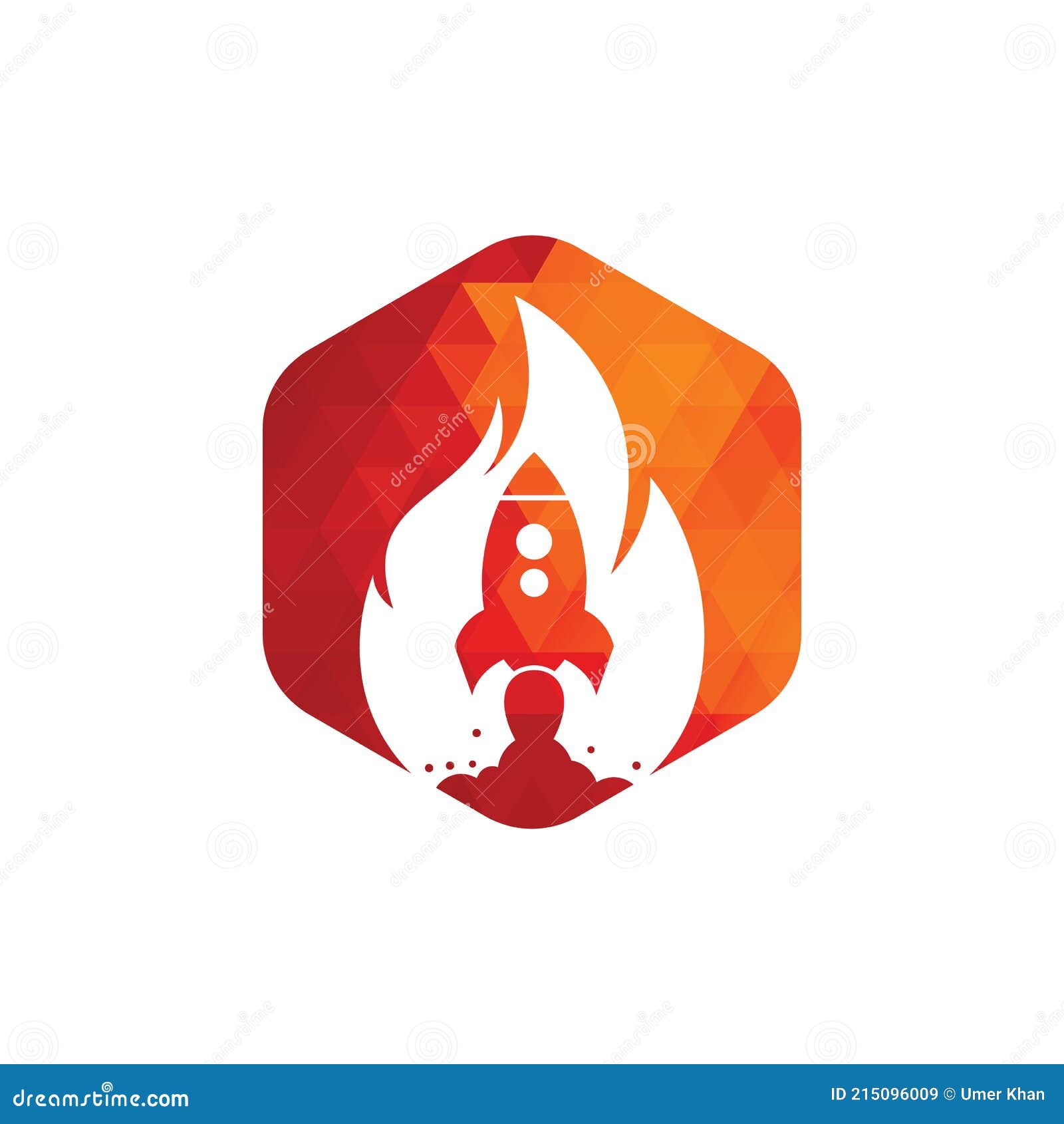Rocket Fire Logo Design. Fire and Rocket Logo Stock Vector ...