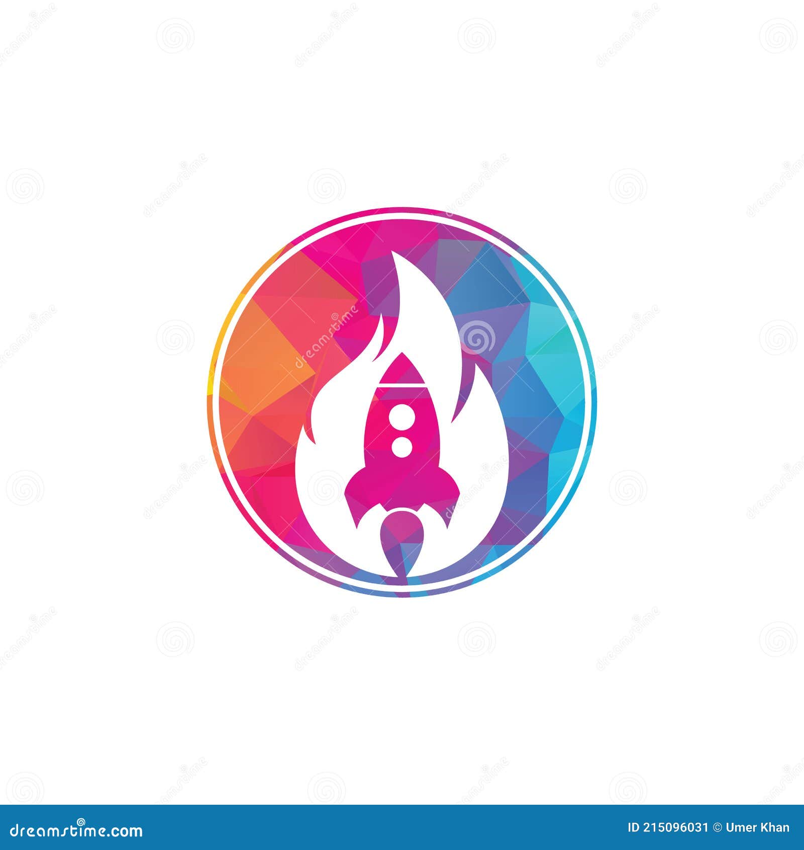 Rocket Fire Logo Design. Fire and Rocket Logo Stock Vector ...