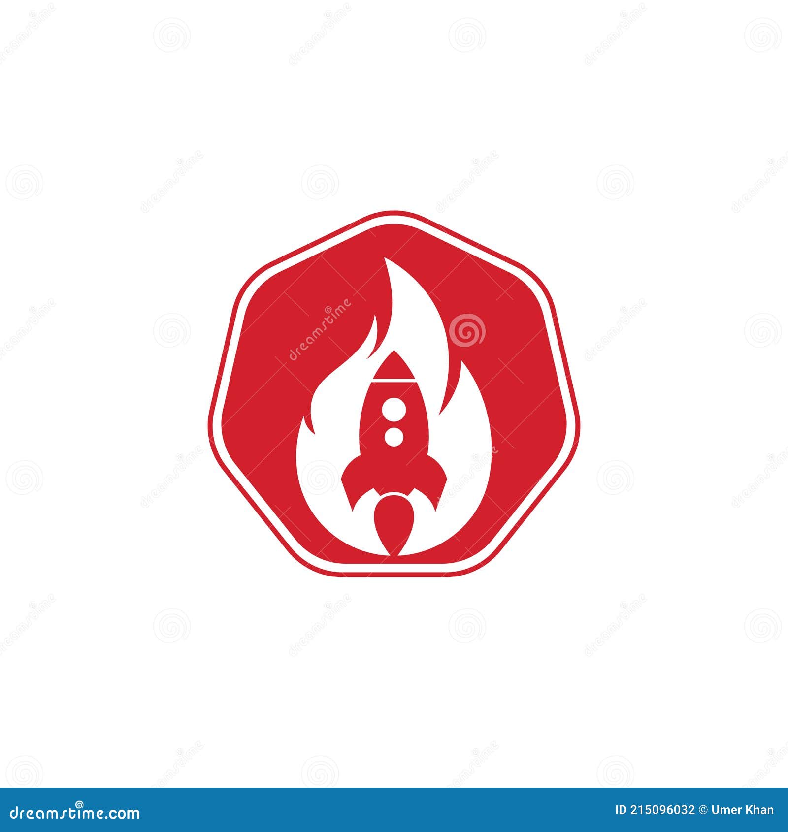 Rocket Fire Logo Design. Fire and Rocket Logo Stock Vector ...