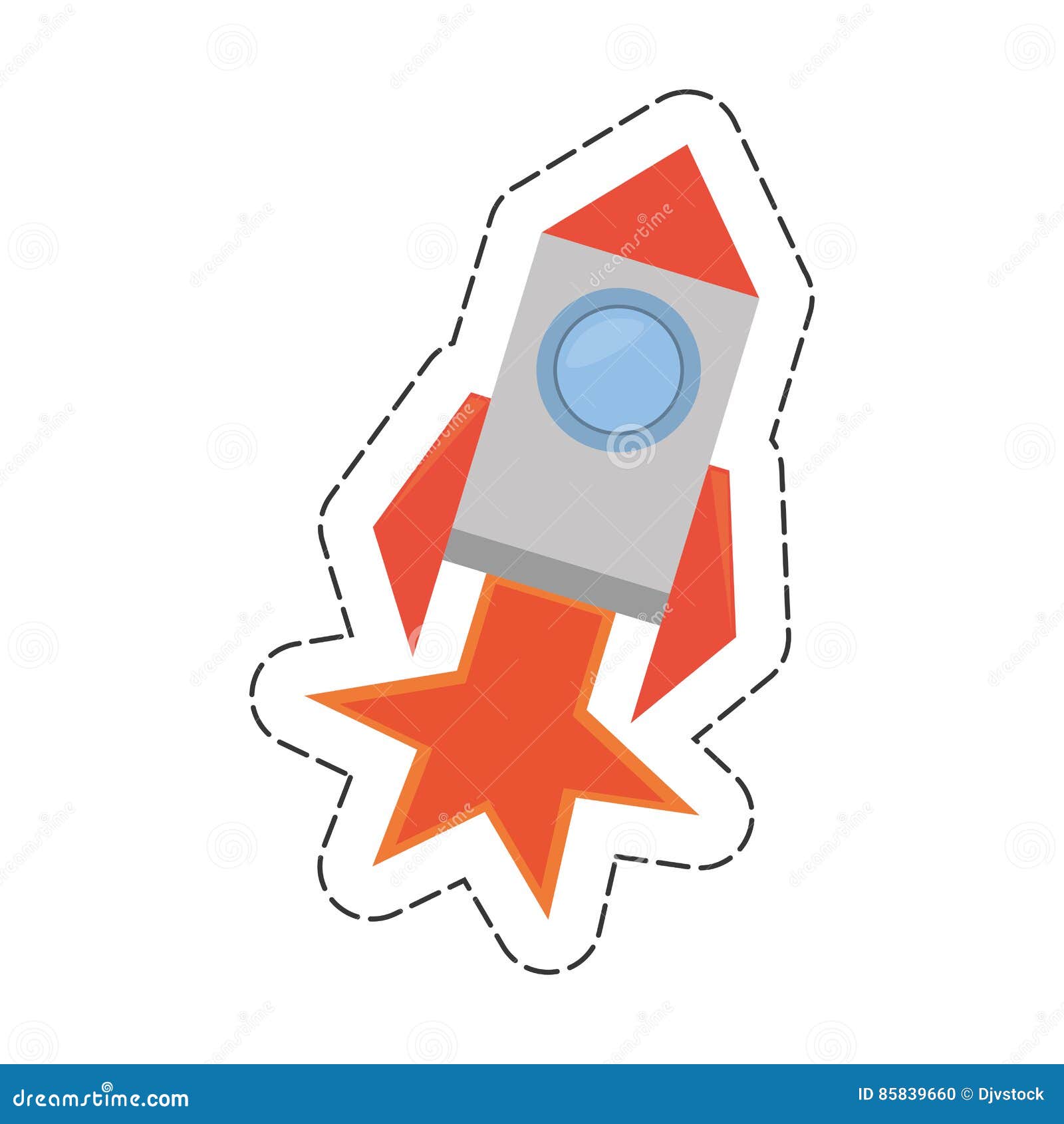 Rocket with Fire Related Icon Stock Illustration - Illustration of ...