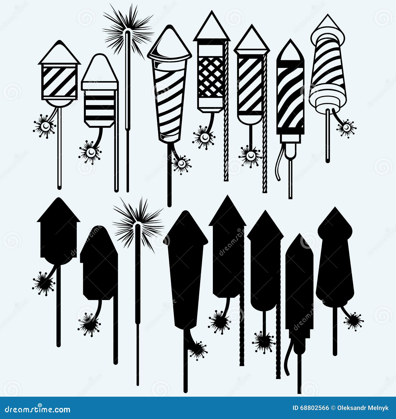 Rocket Fireworks Stock Illustrations – 5,472 Rocket Fireworks Stock ...