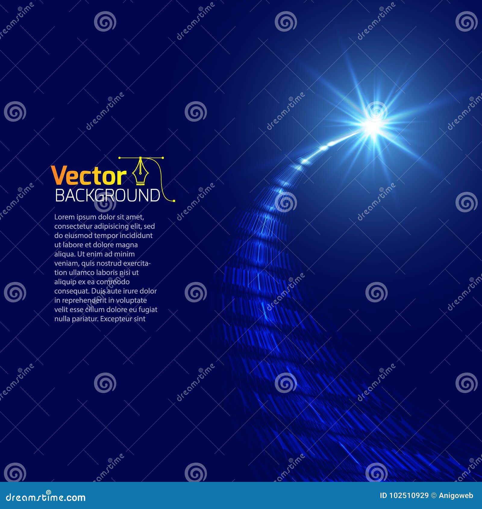 Rocket Flight, Launch of the Carrier Rocket Stock Illustration ...