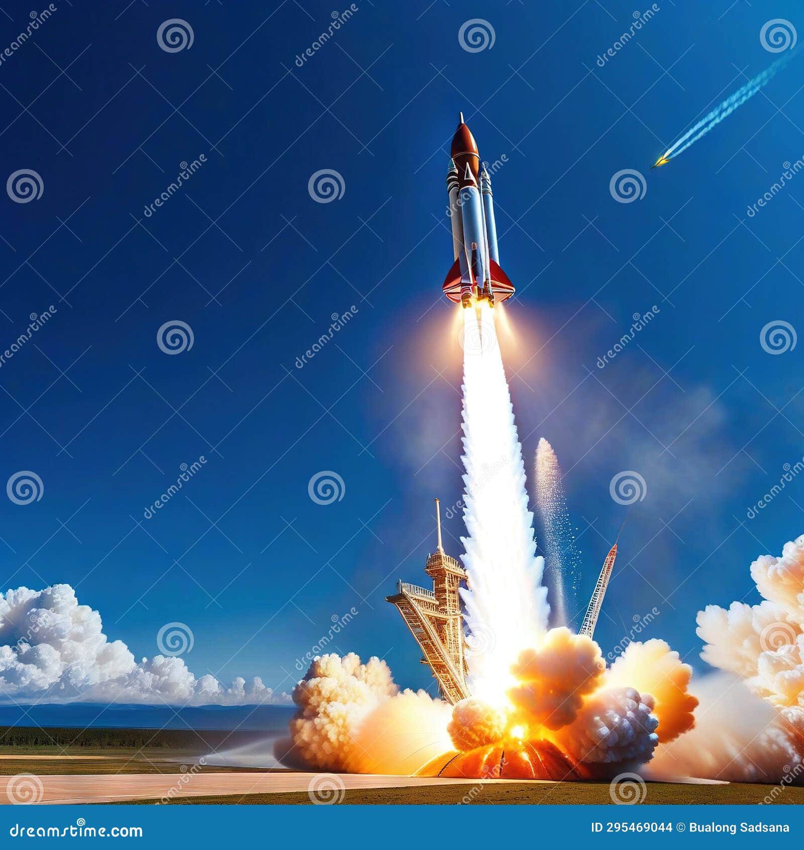 A Rocket is Flying through Ther with Its Wheels Out and it is Exploding ... A Rocket is Flying through Ther with Its Wheels Out and it is Exploding ...
