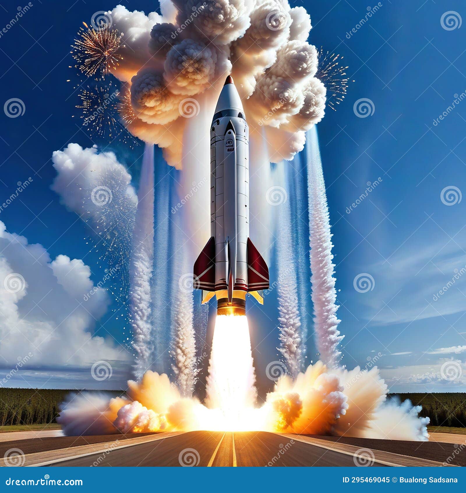 A Rocket is Flying through Ther with Its Wheels Out and it is Exploding ... A Rocket is Flying through Ther with Its Wheels Out and it is Exploding ...