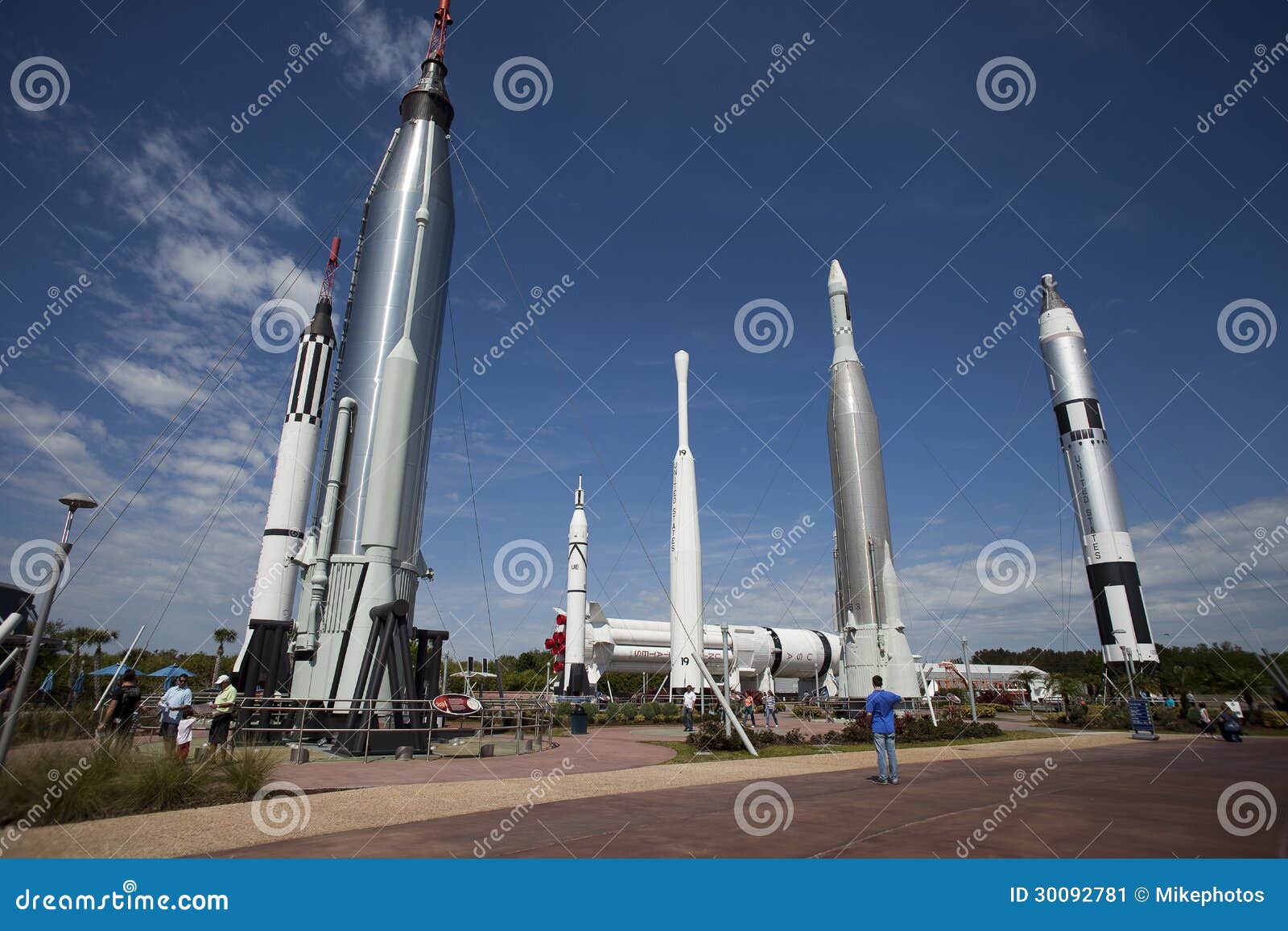 Rocket Garden editorial photo. Image of mission, states - 30092781