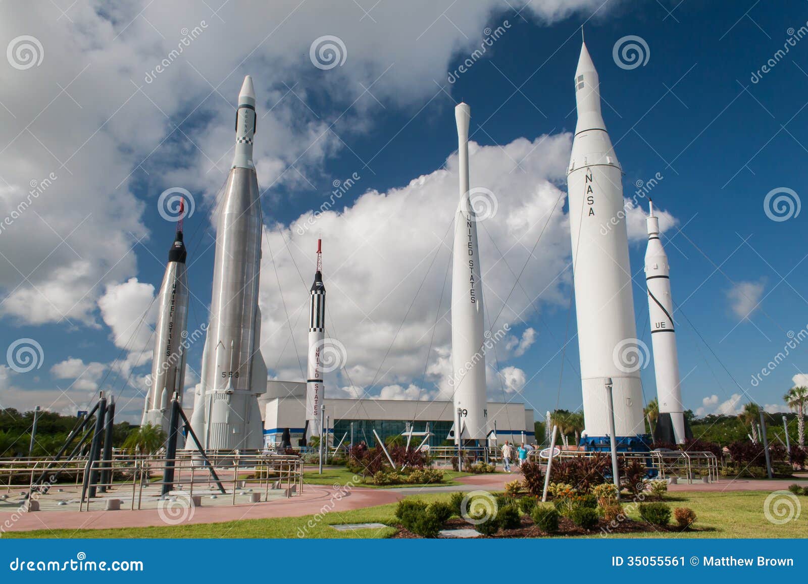 Rocket Garden Kennedy Space Centre Editorial Photo - Image of ...