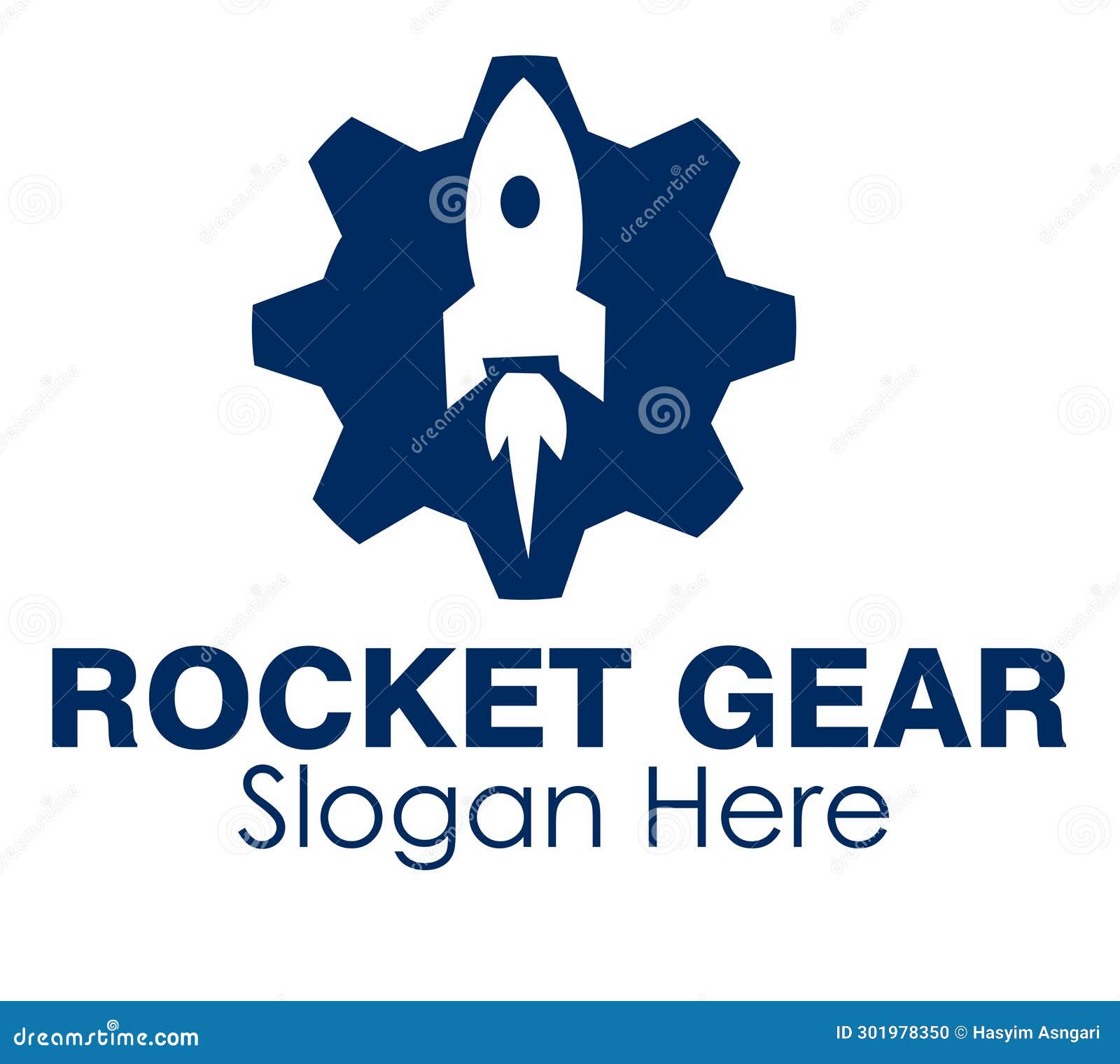 ROCKET GEAR LOGO Cartoon Vector | CartoonDealer.com #227060281