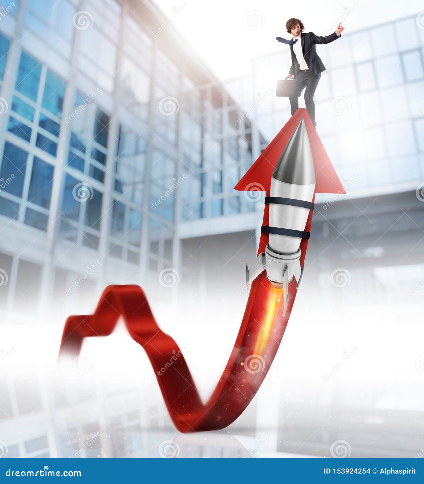 Rocket Helps To Improve Business Statistic To Grow Up Stock Photo ... Rocket Helps To Improve Business Statistic To Grow Up Stock Photo ...
