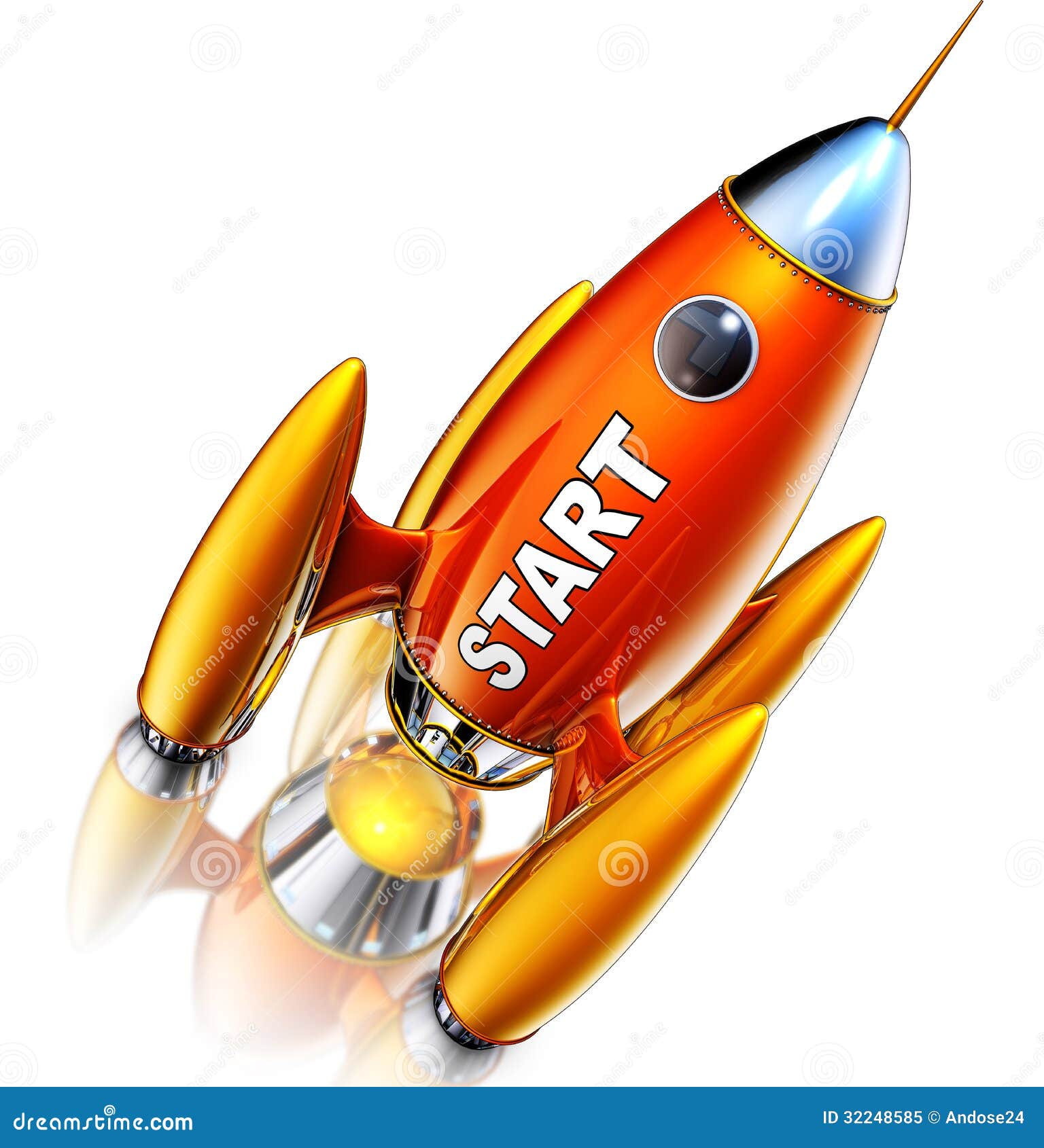 Rocket stock image. Image of satellite, innovation, outer - 32248585