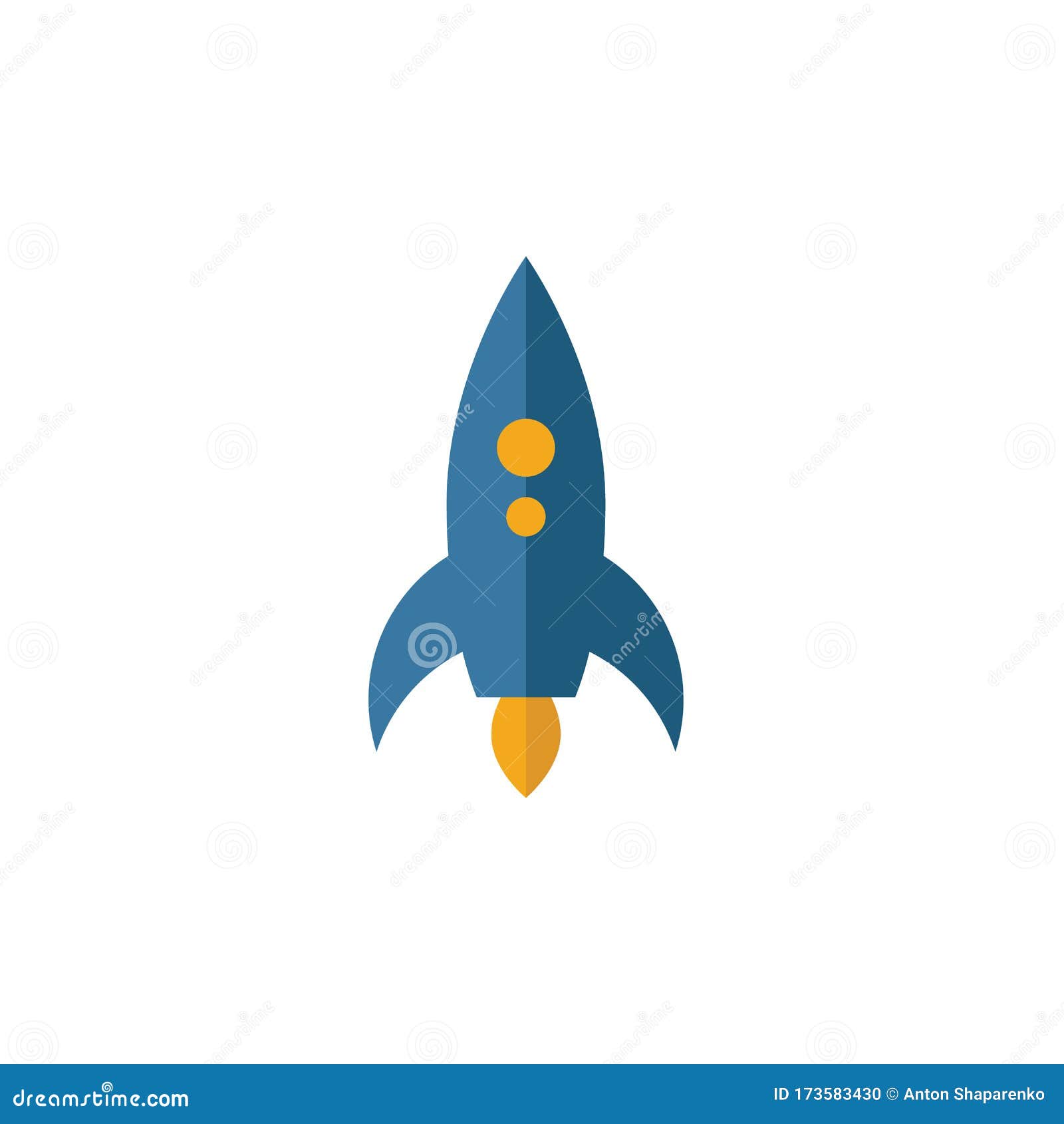 Rocket Icon. Simple Element from Transport Icons Collection Stock ...