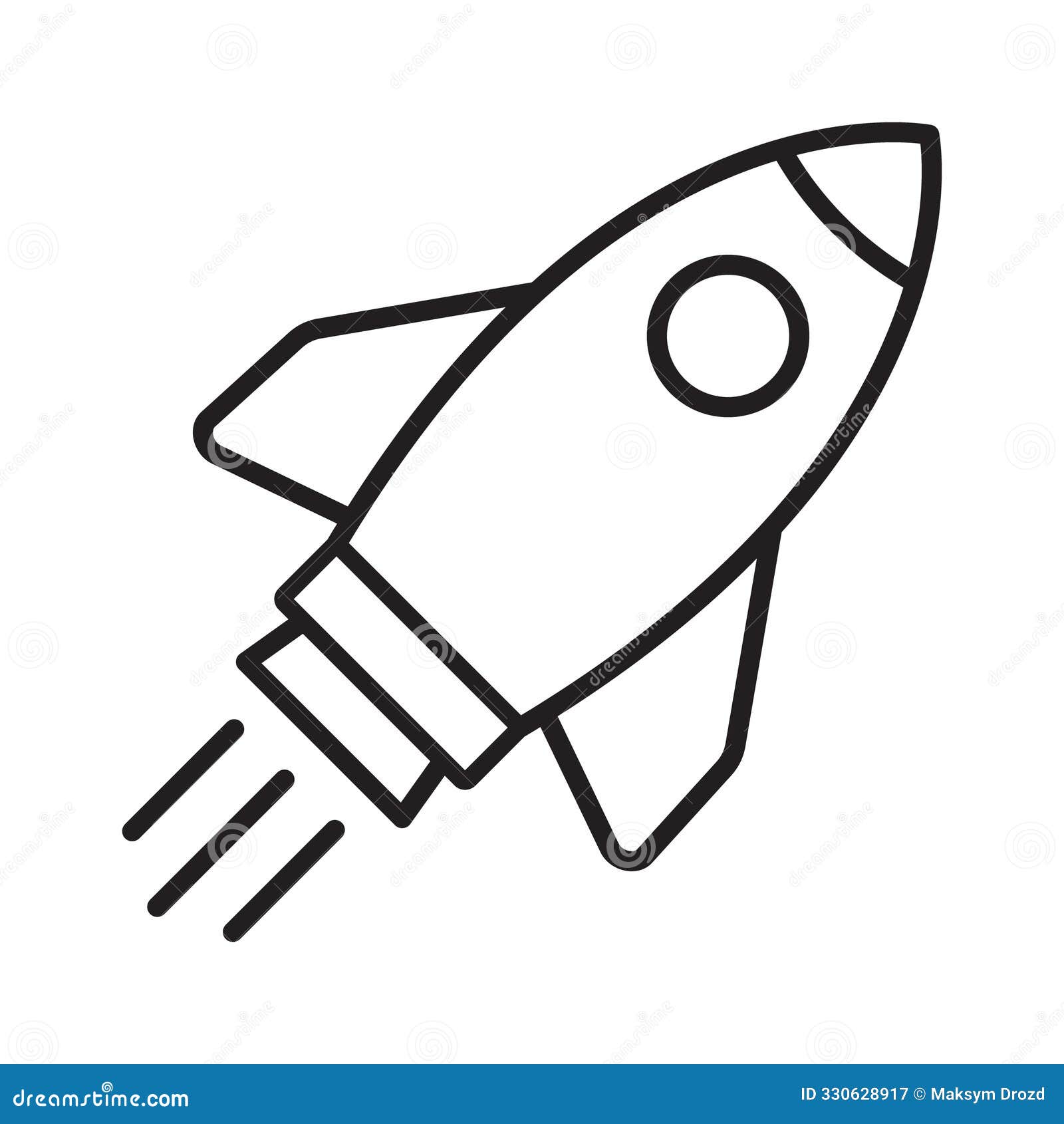 Rocket Icon. Simple Rocket Sign. Rocket Launched Icon Stock ...