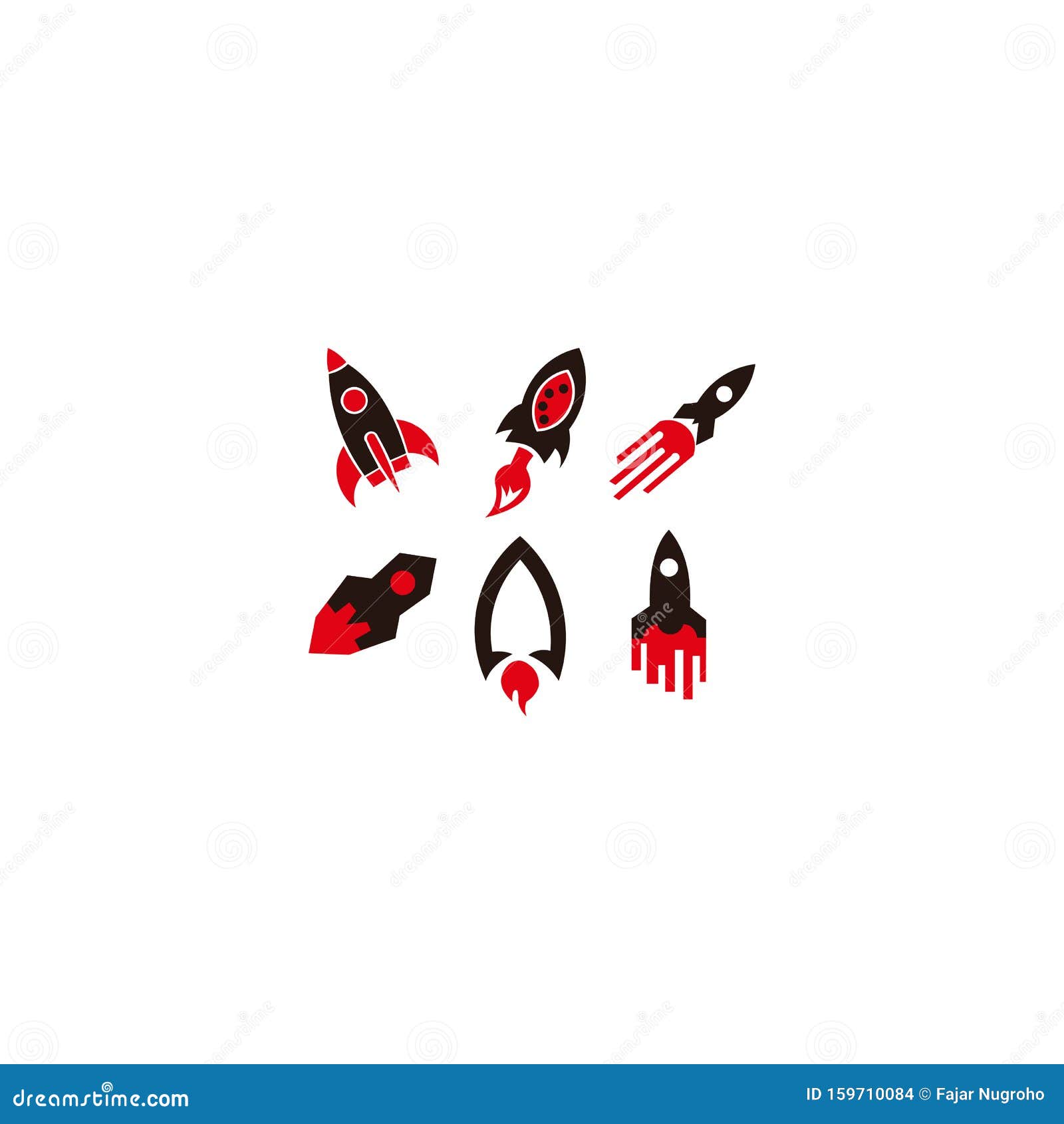 Rocket Icon Vector, Filled Flat Sign, Solid Pictogram Isolated Stock ...