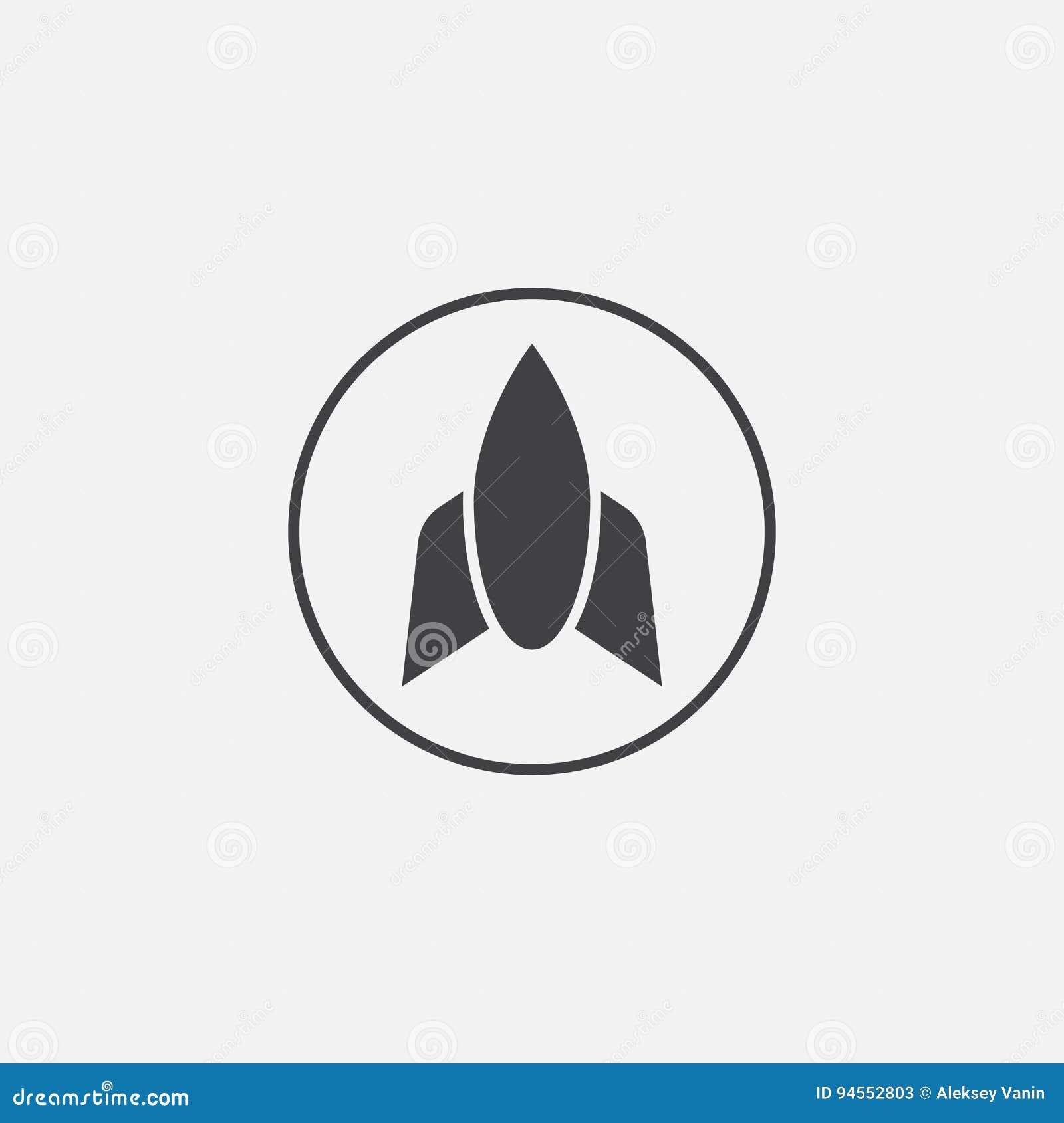 Rocket Icon Vector, Solid Illustration, Pictogram Isolated on White ...