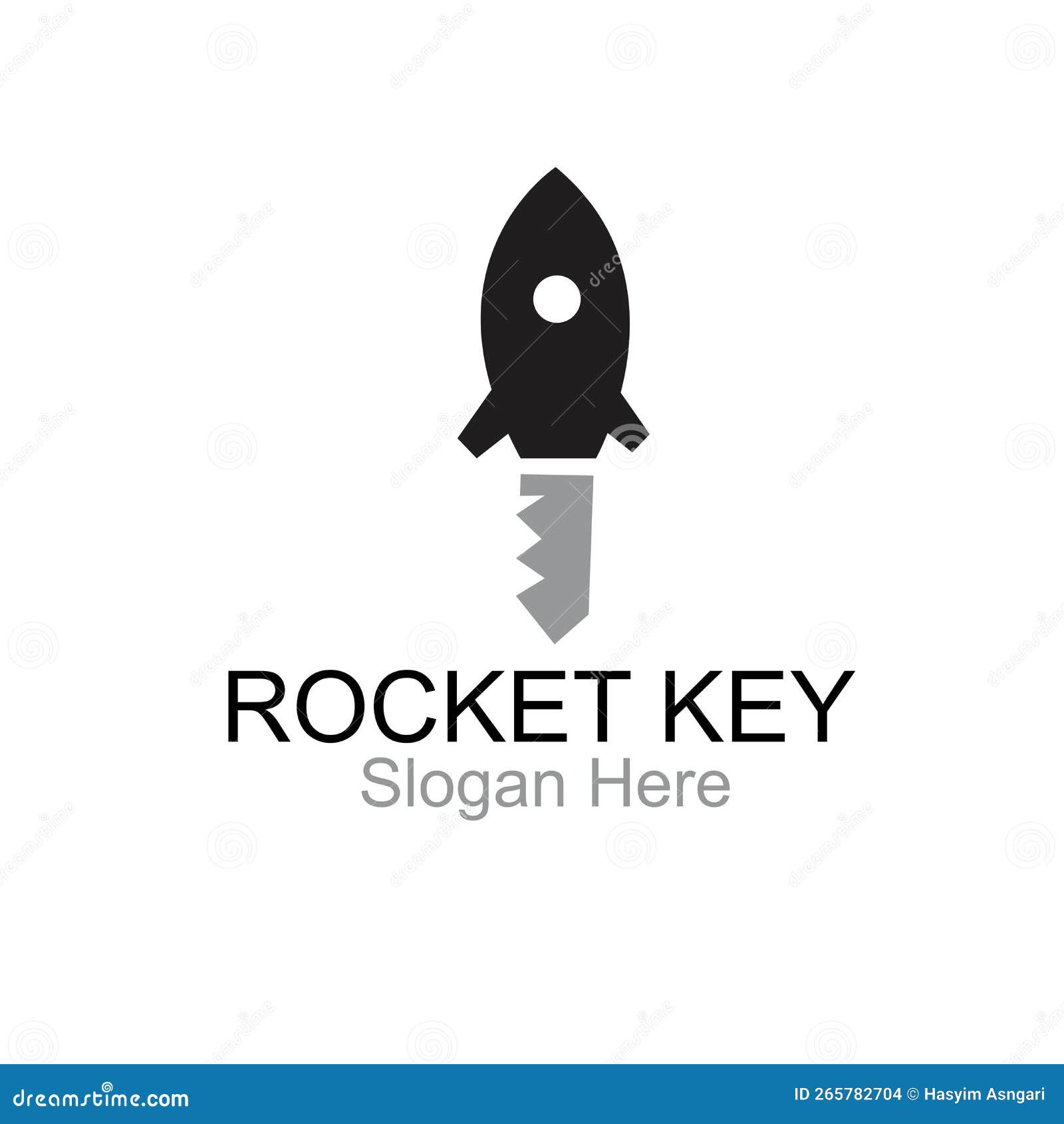 Rocket Key Logo Design Concept Stock Vector - Illustration of concept ...