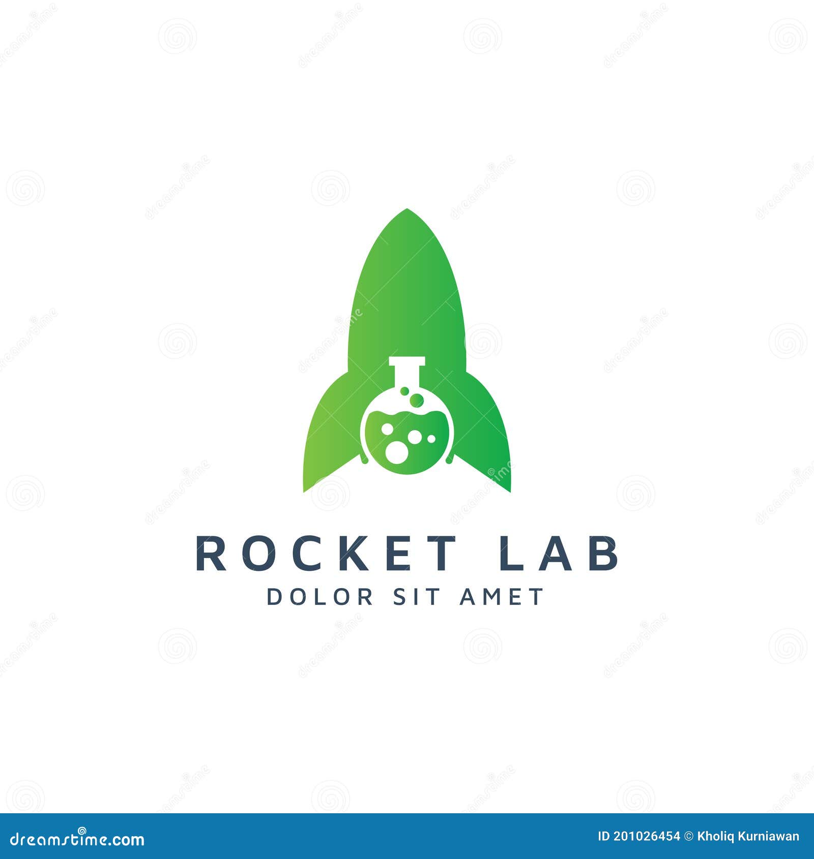 Rocket Lab Negative Space Logo Design Stock Vector - Illustration of ...