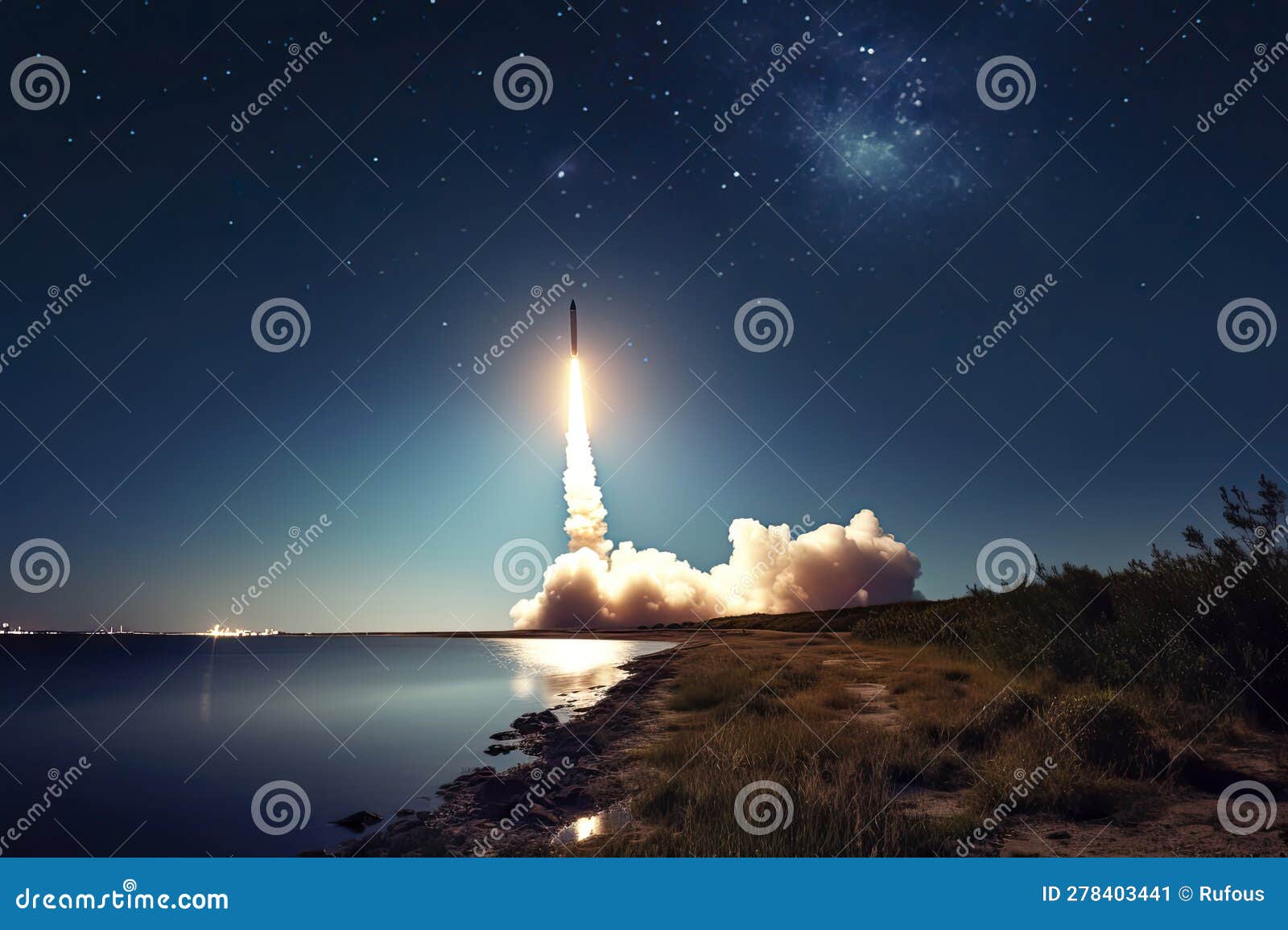 Rocket Launch. Elements of this Image Furnished by NASA Stock ...