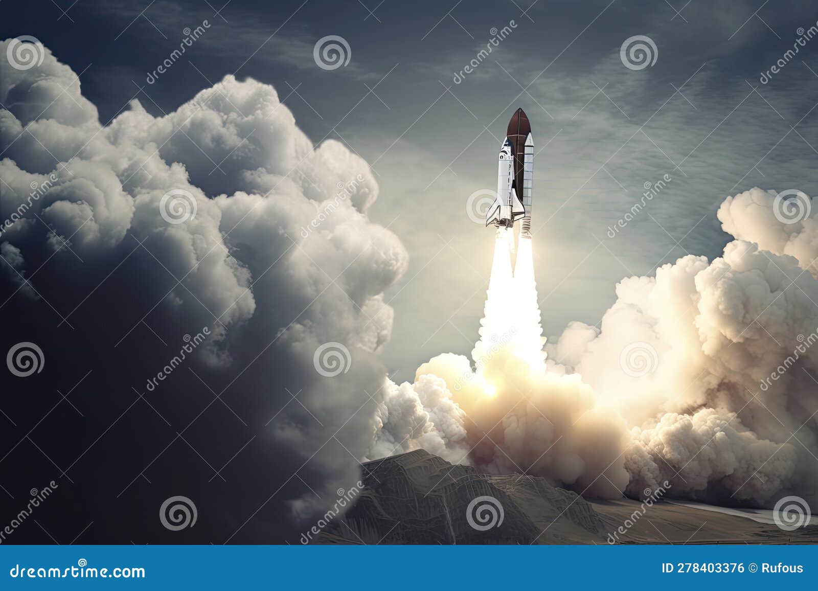 Rocket Launch. Elements of this Image Furnished by NASA Stock ...