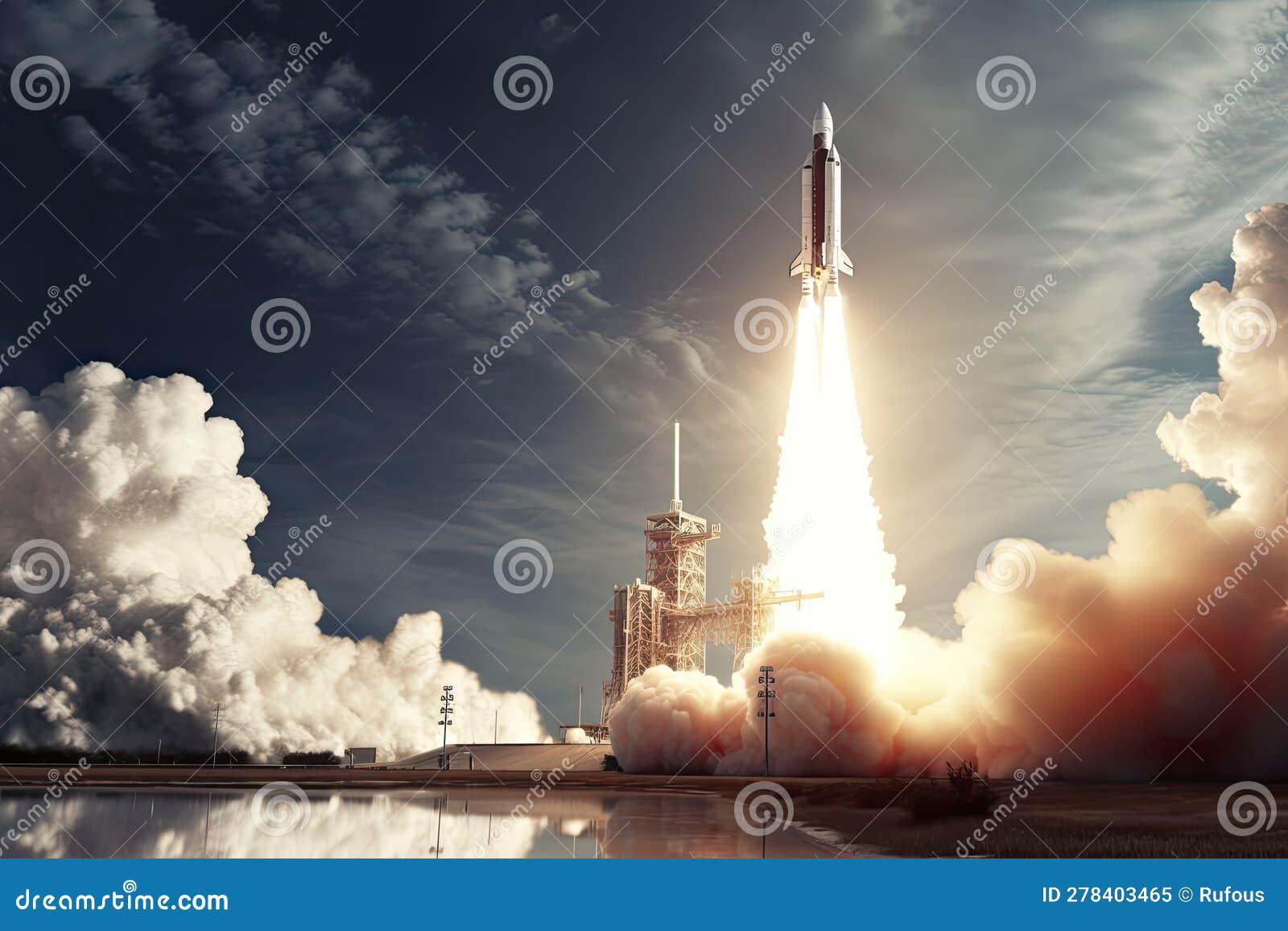Rocket Launch. Elements of this Image Furnished by NASA Stock ...