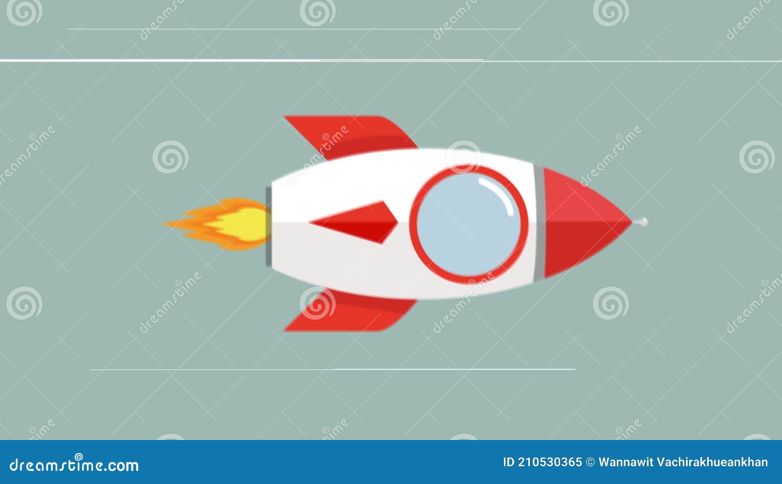 Rocket Launch Flat Design Vector Sign Stock Video - Video of danger ...
