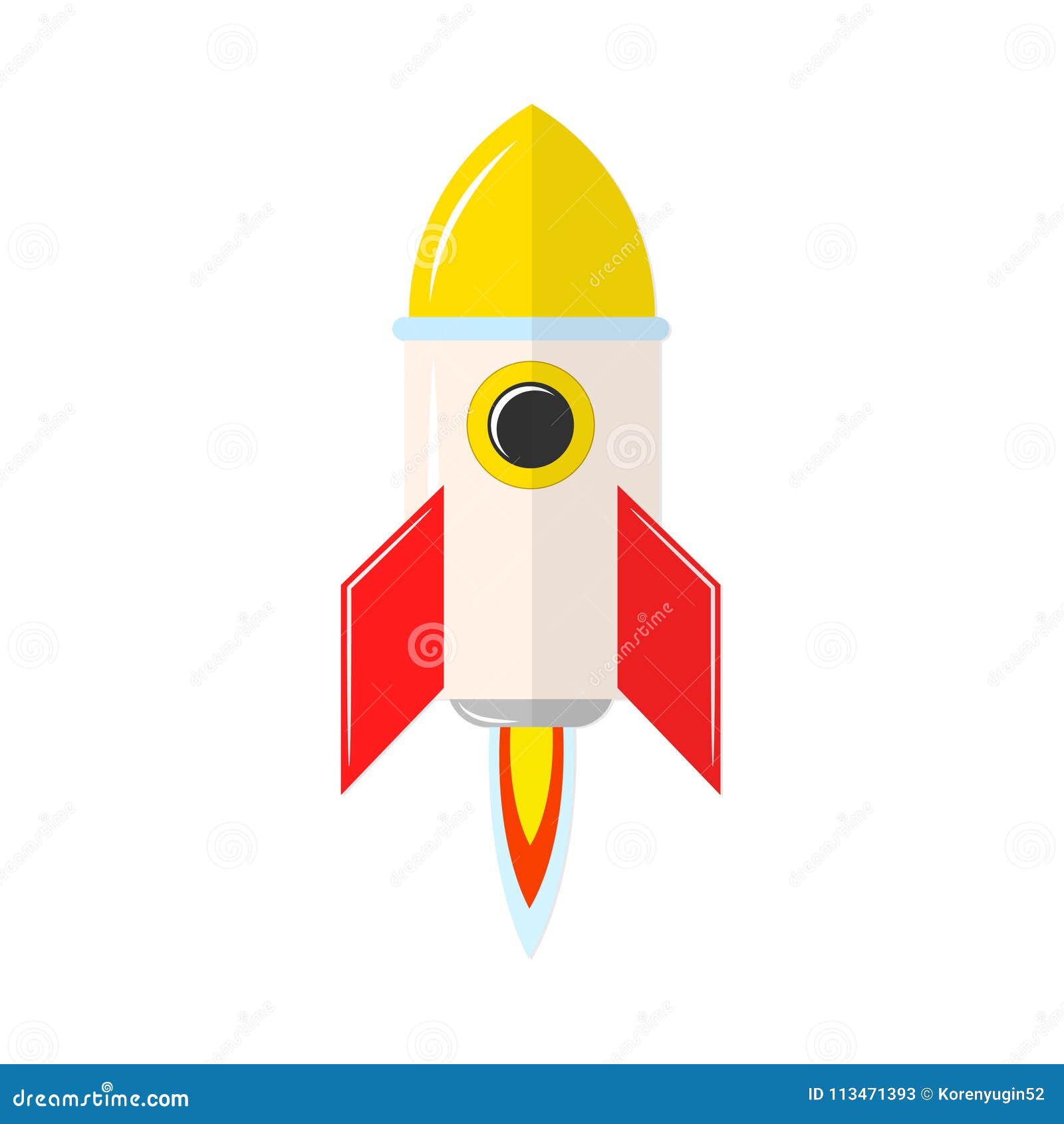 Rocket Launch Icon Stock Vector Symbol Illustration Stock Vector ...